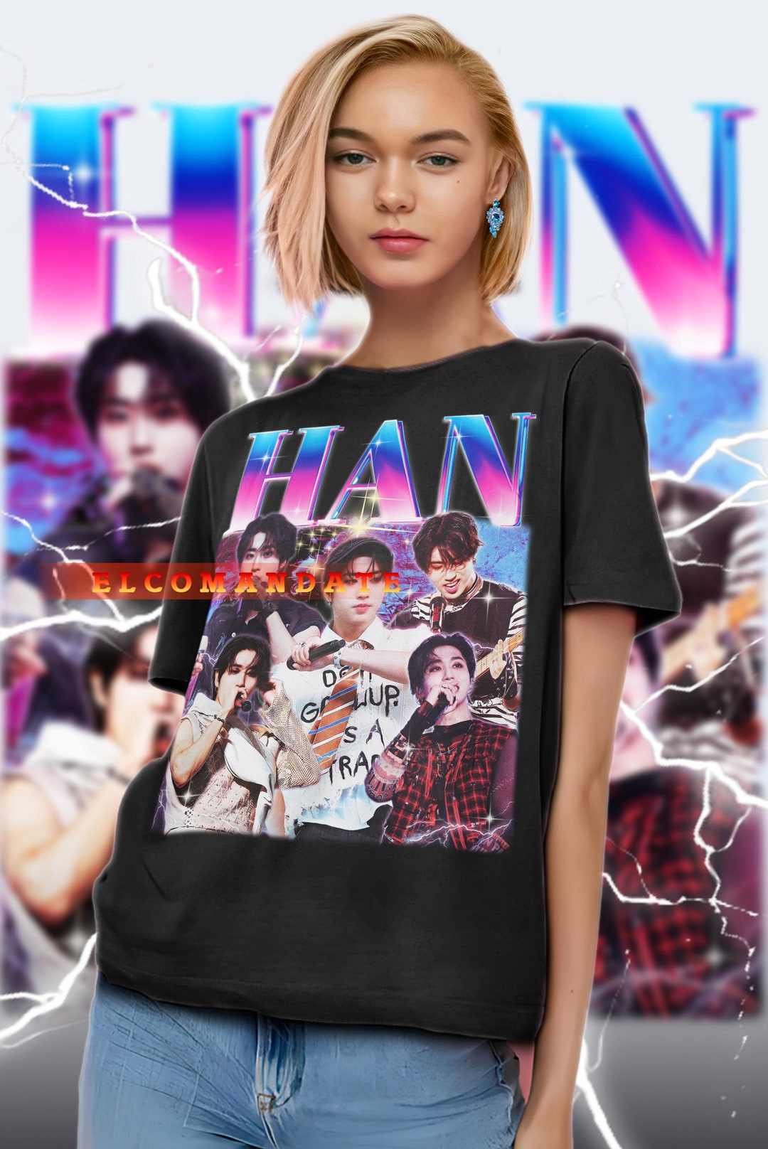 Bootleg HAN Shirt, Han Vintage Shirt, Han Retro 90s Tshirt, Han Bootleg ...
