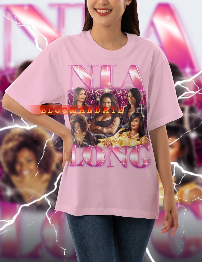 NIA LONG Vintage Shirt Nia Long Homage Tshirt Nia Long Fan - Etsy