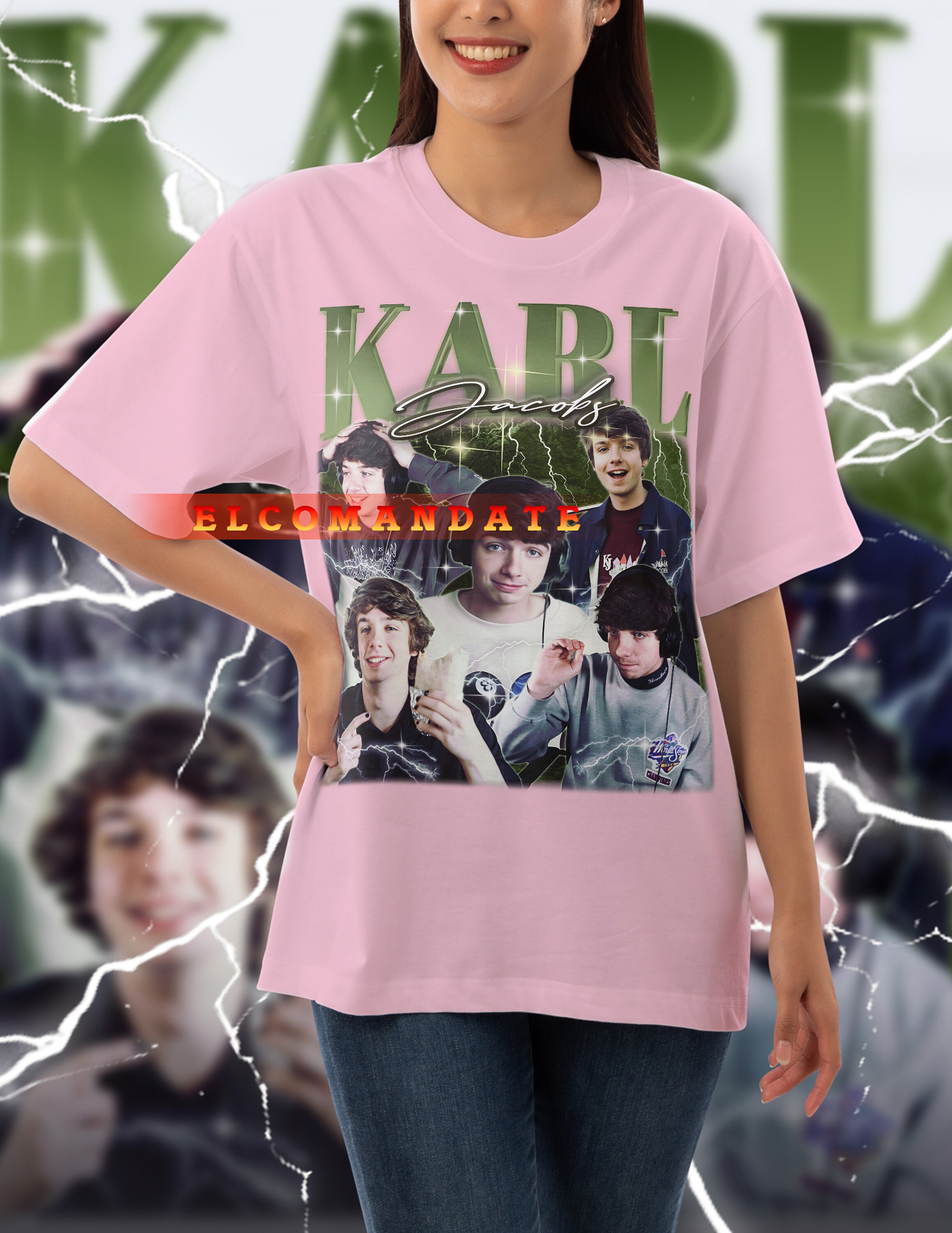 KARL JACOBS Vintage Shirt, Karl Jacobs Homage Tshirt, Karl Jacobs Fan ...