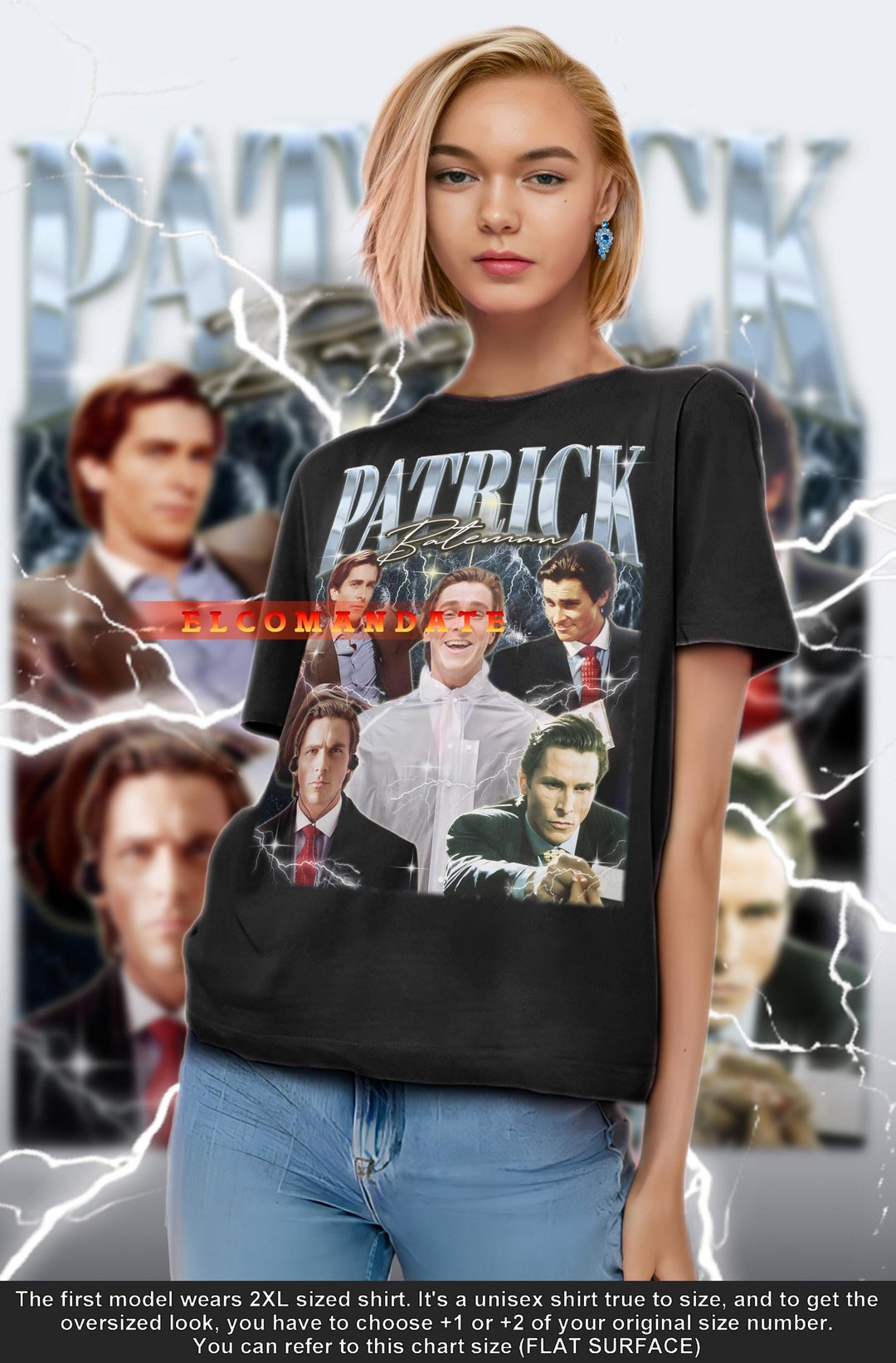 PATRICK BATEMAN Shirt, Patrick Bateman Vintage Shirt, Patrick Bateman ...