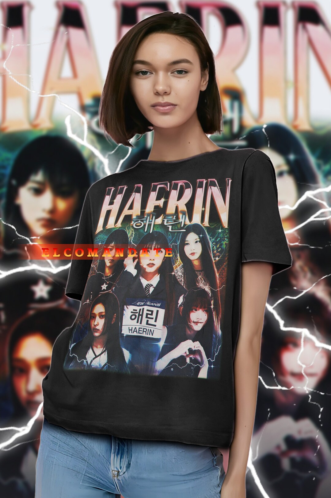 HAERIN Newjeans Shirt, Haerin Homage Tshirt, Haerin Fan Tees, Haerin ...