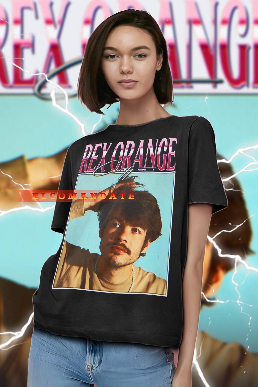 REX ORANGE COUNTY Homage Shirt, Rex Orange County Vintage Tshirt, Rex ...