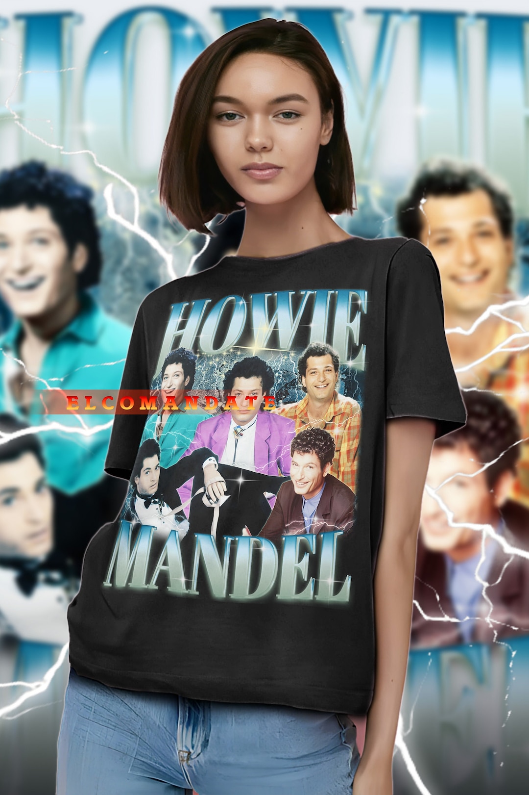 HOWIE MANDEL Vintage Shirt, Howie Mandel Homage Tshirt, Howie Mandel ...