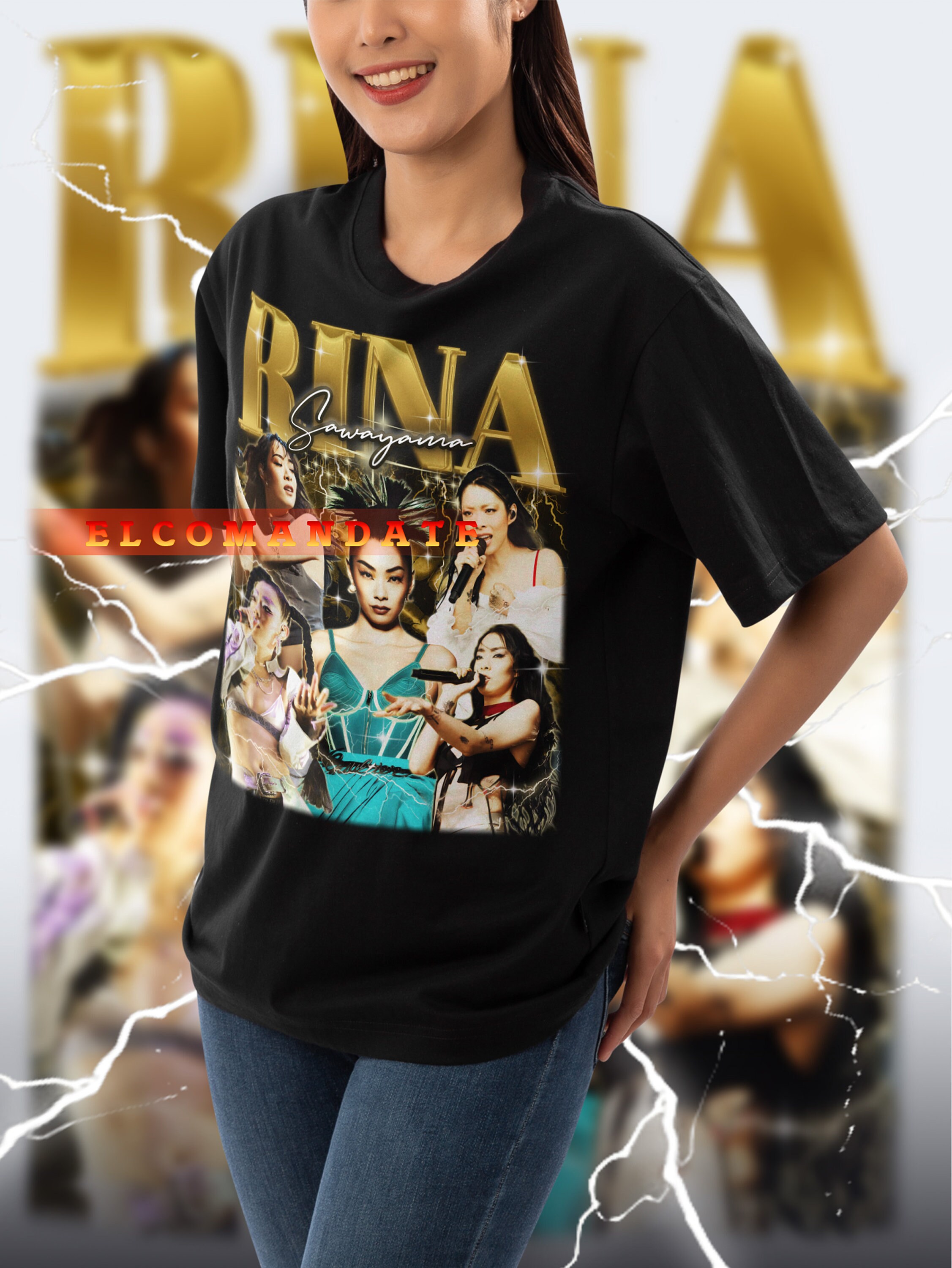 RINA SAWAYAMA Vintage Shirt, Rina Sawayama Homage Tshirt, Rina Sawayama Fan Tees, Rina Sawayama ...