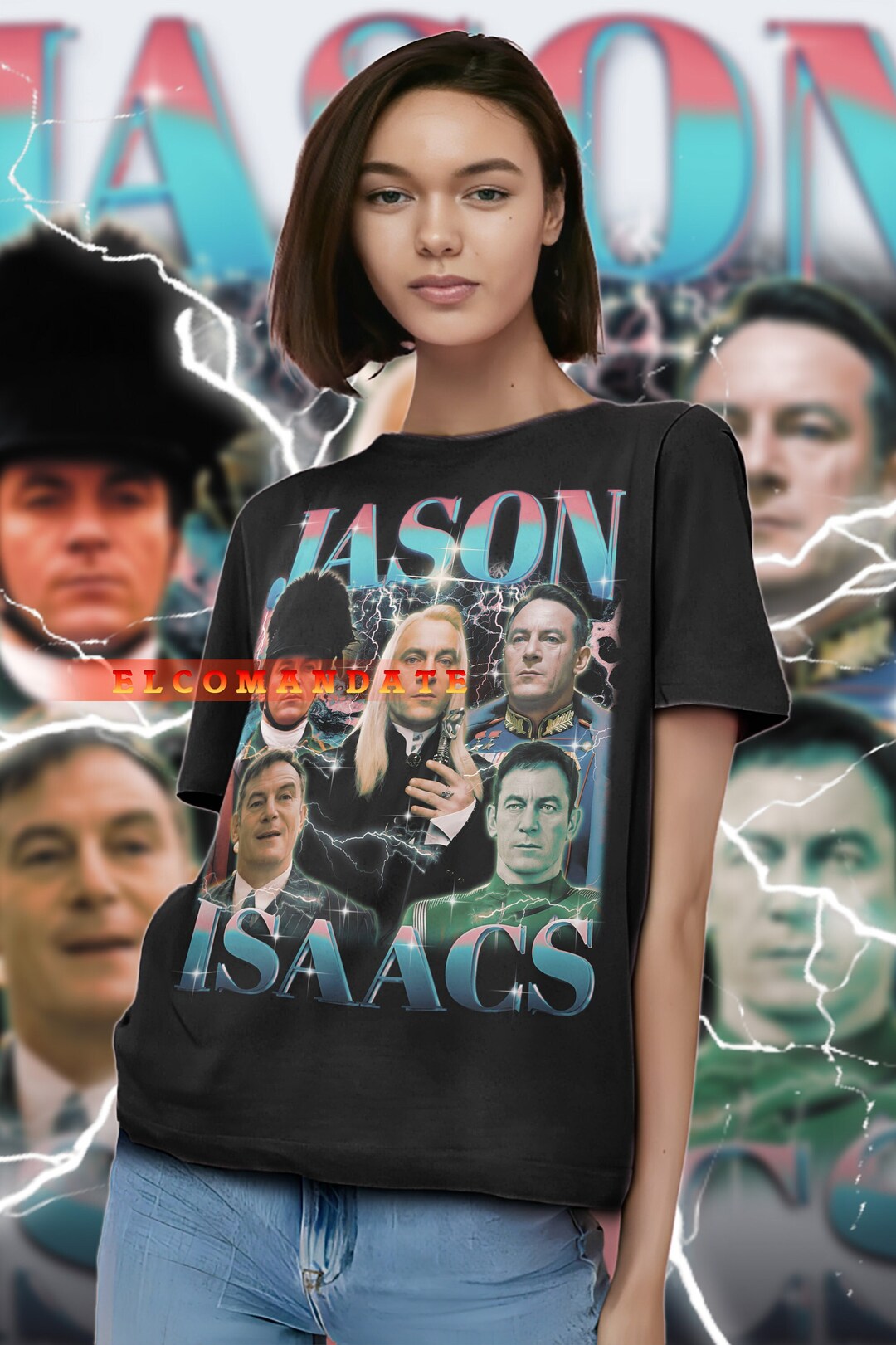 JASON ISAACS Vintage Shirt, Jason Isaacs Homage Tshirt, Jason Isaacs ...
