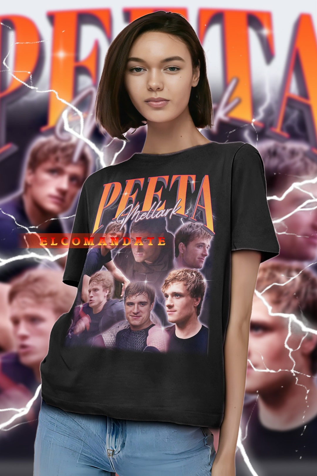 PEETA MELLARK Vintage Shirt, Peeta Mellark Homage Tshirt, Peeta Mellark ...