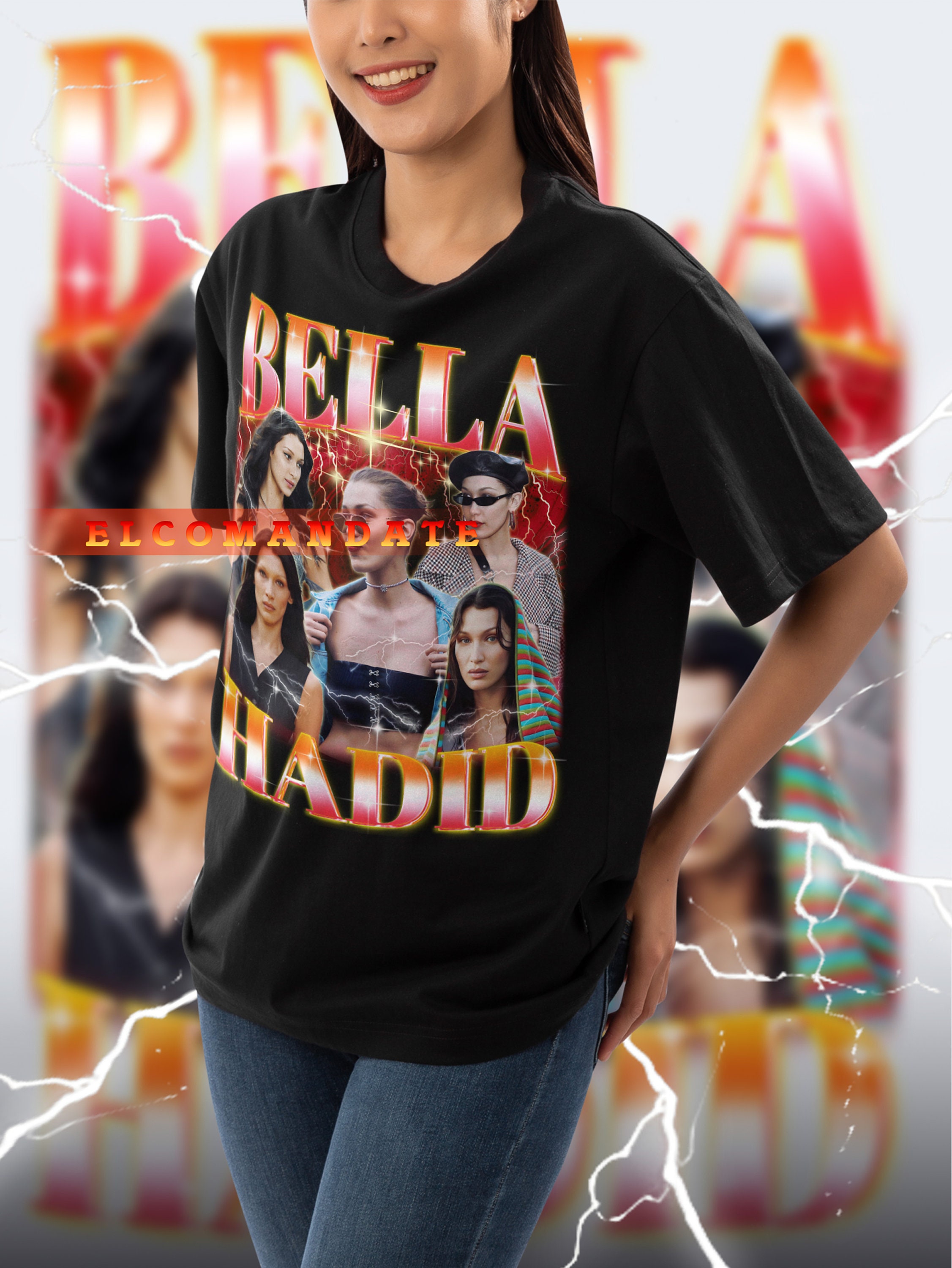 BELLA HADID Vintage Shirt Bella Hadid Homage Tshirt Bella - Etsy