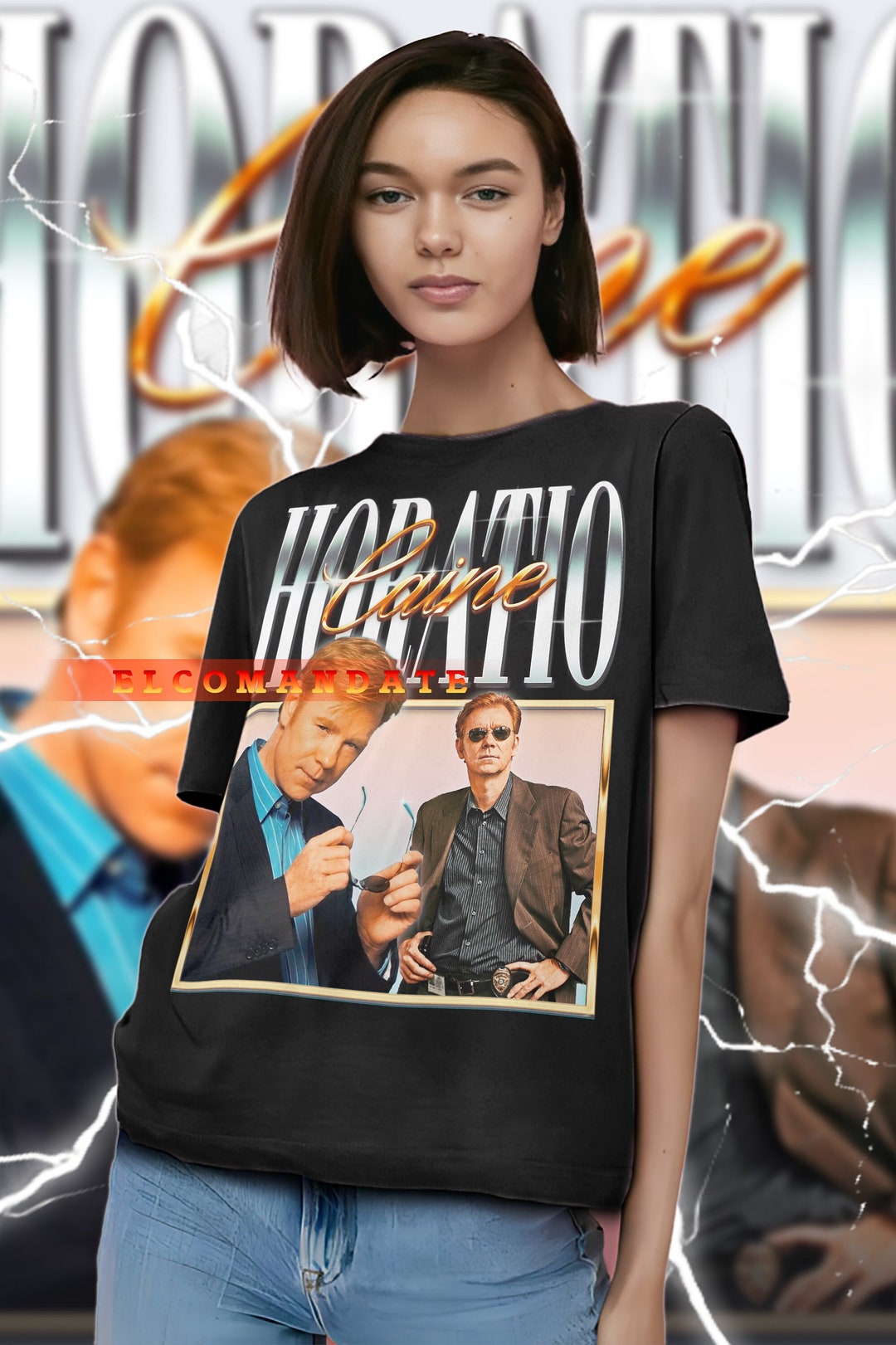 HORATIO CAINE Vintage Shirt, Horatio Caine Homage Tshirt, Horatio Caine ...