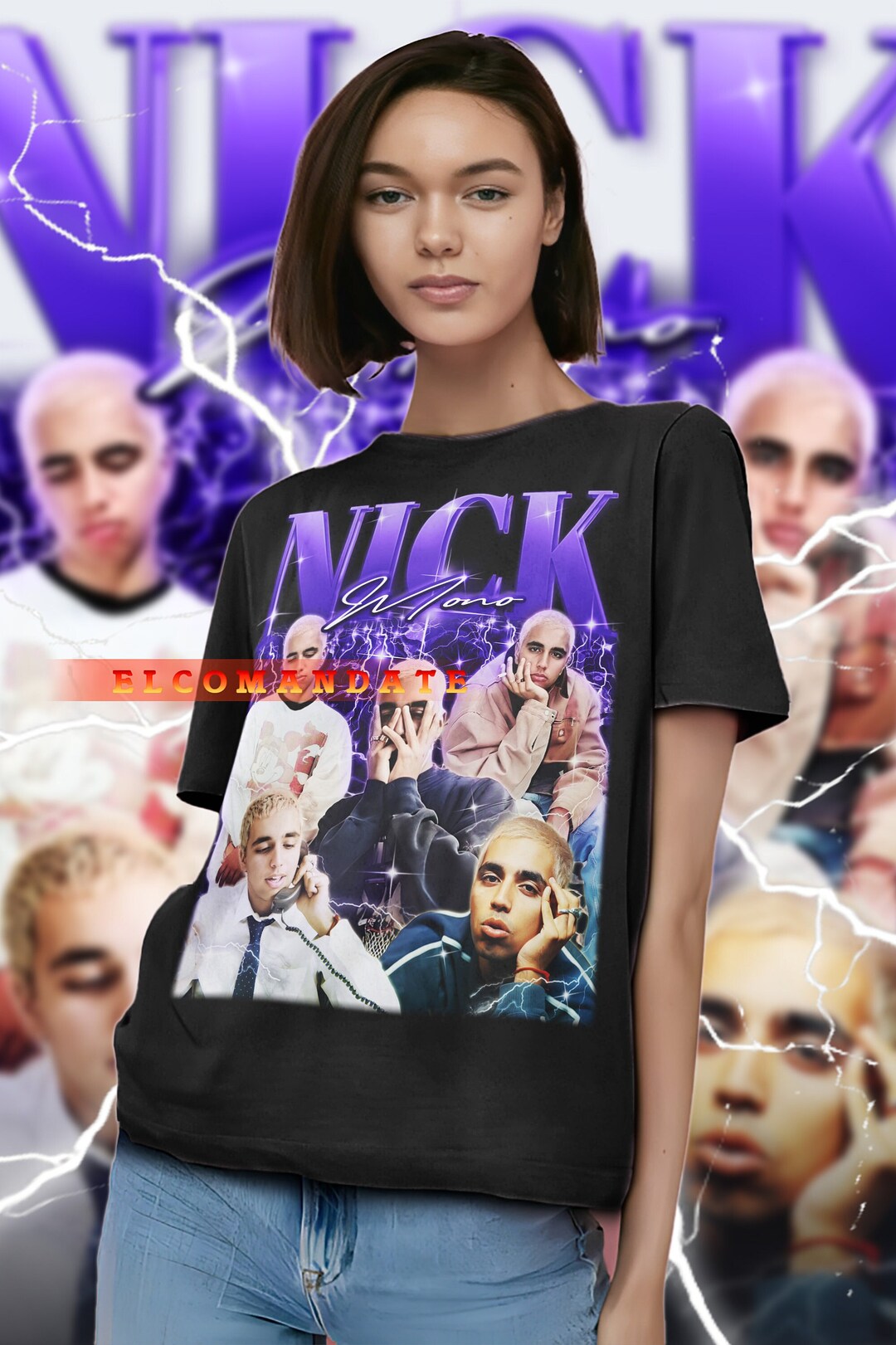 NICK MONO Vintage Shirt, Nick Mono Homage Tshirt, Nick Mono Fan Tees ...