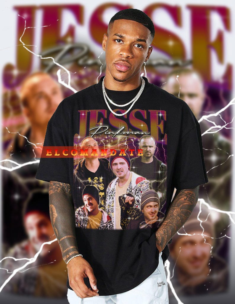 JESSE PINKMAN Vintage Shirt, Jesse Pinkman Homage Tshirt, Jesse Pinkman ...