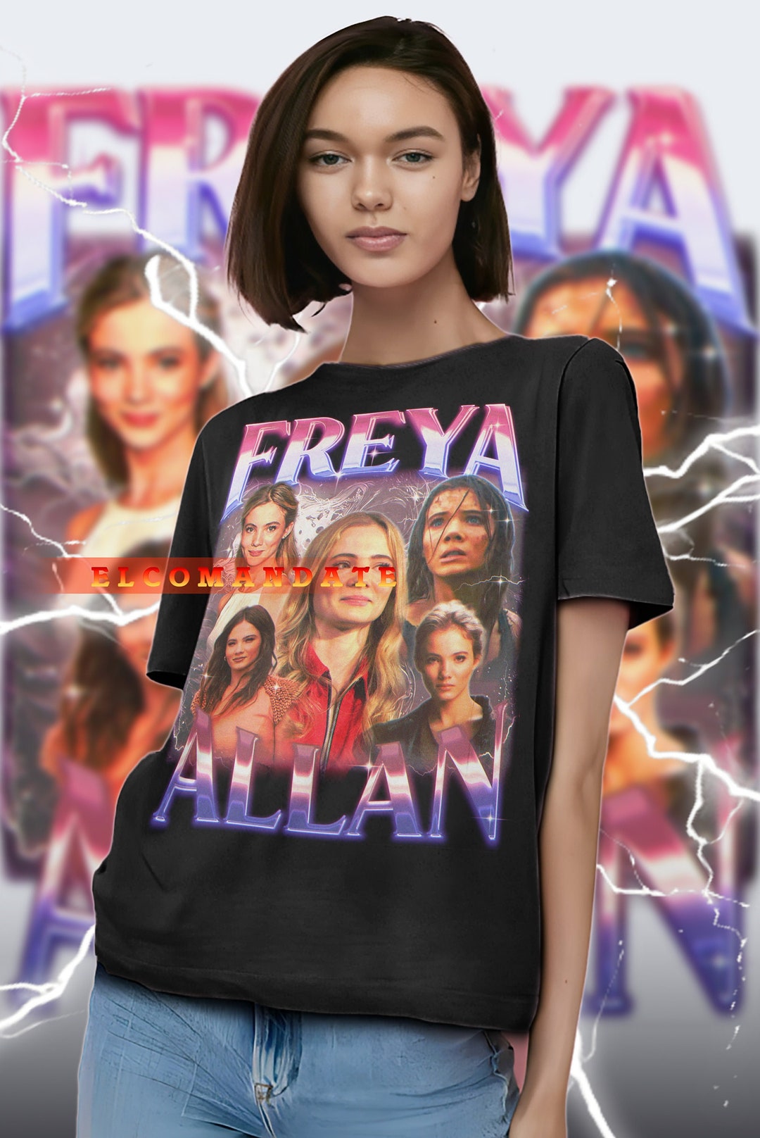 FREYA ALLAN Shirt, Freya Allan Vintage Shirt, Freya Allan Retro 90s ...