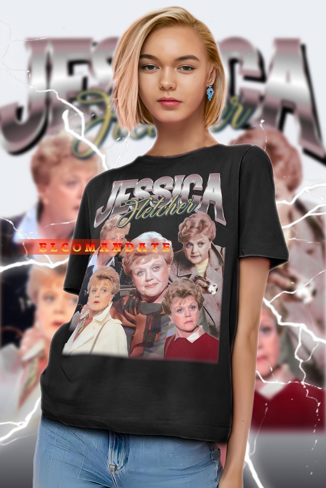 JESSICA FLETCHER Shirt, Jessica Fletcher Vintage Shirt, Jessica ...