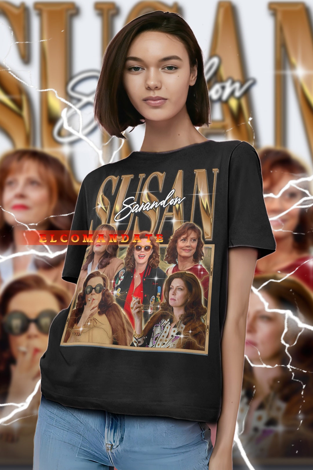 SUSAN SARANDON Vintage Shirt, Susan Sarandon Homage Tshirt, Susan ...