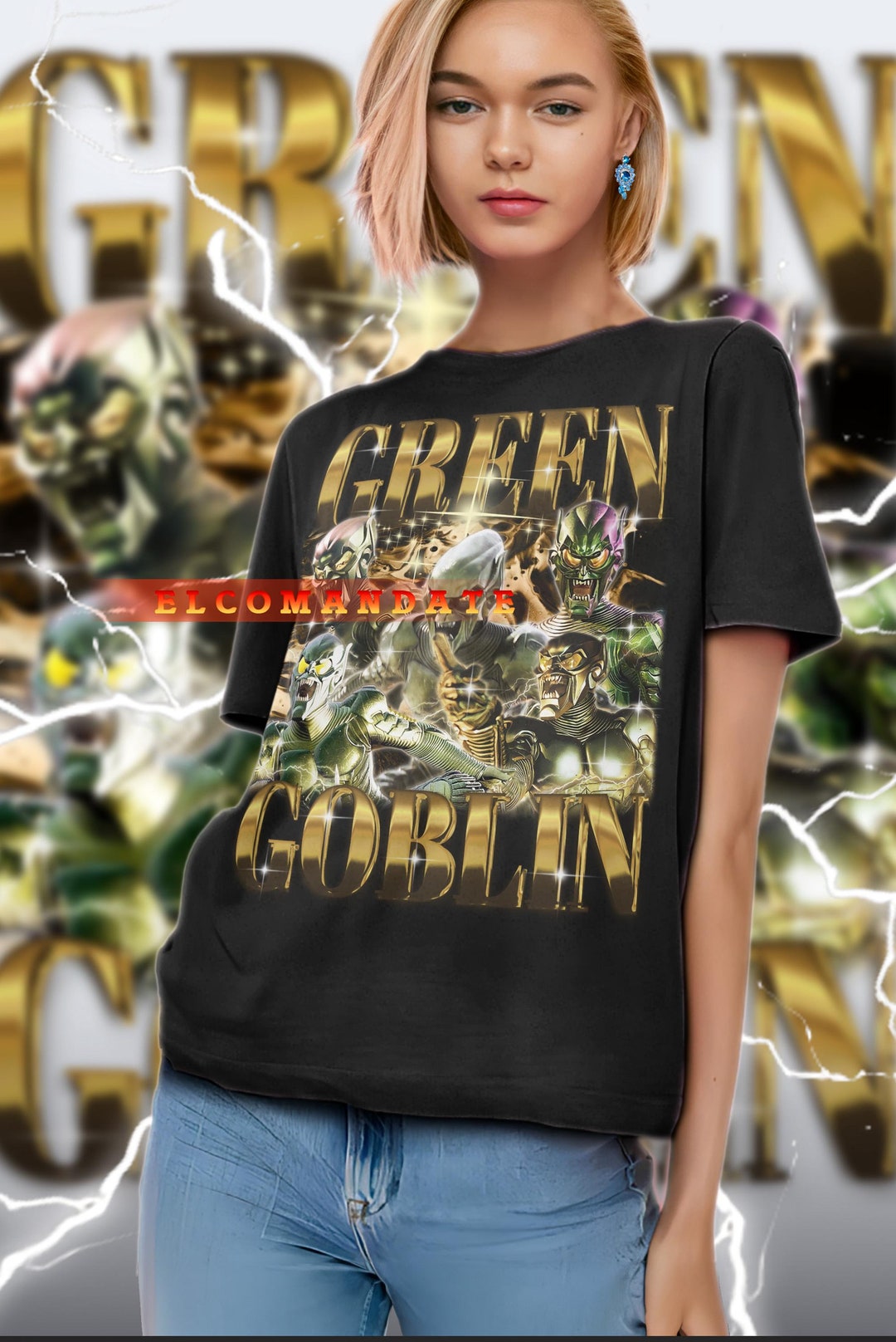Green Goblin Fan, Green Goblin 90s, Green Goblin Tee, Green Goblin Gift ...