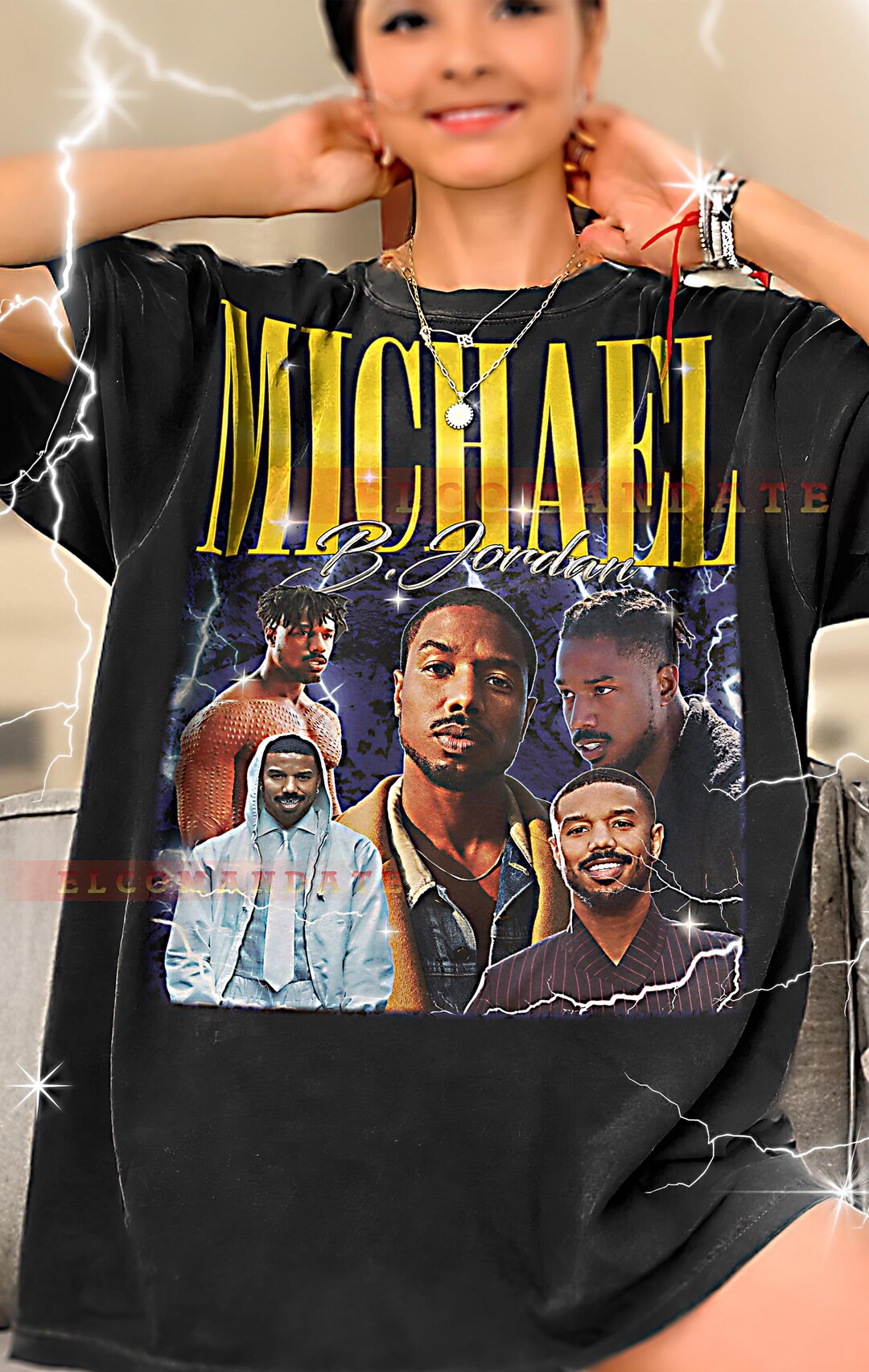 MICHAEL B JORDAN Bootleg T-shirt, Michael B Jordan Longsleeve, Michael ...