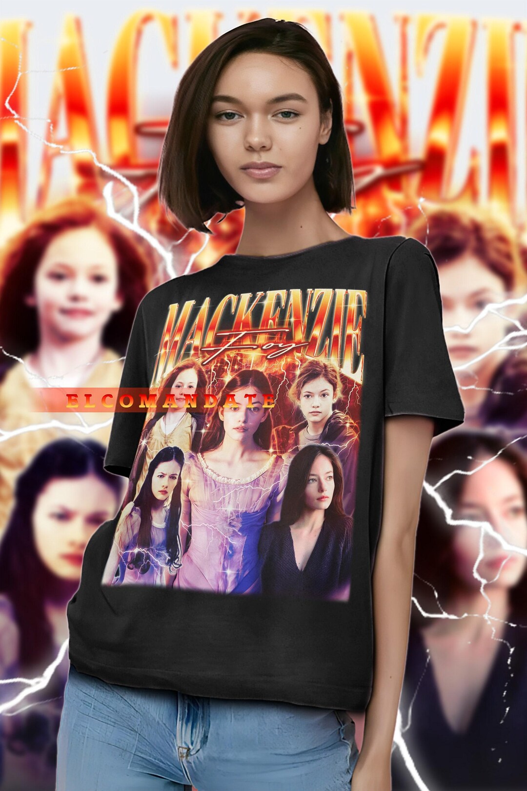 MACKENZIE FOY Vintage Shirt, Mackenzie Foy Homage Tshirt, Mackenzie Foy ...