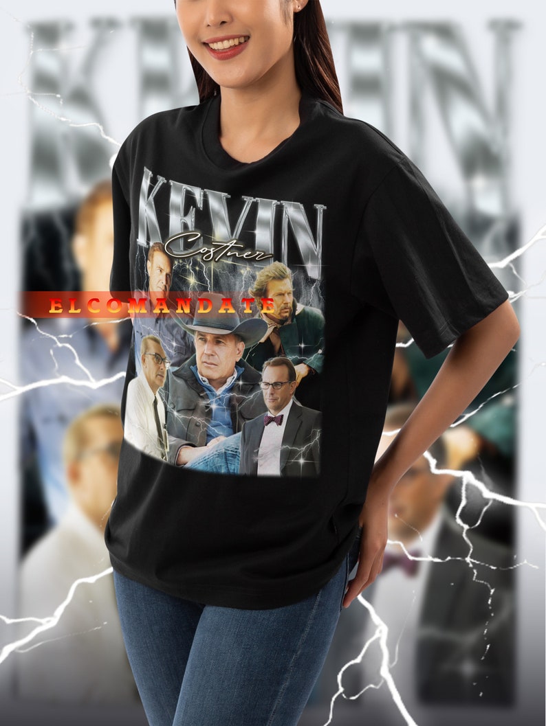 KEVIN COSTNER Vintage Shirt, Kevin Costner Homage Tshirt, Kevin Costner ...