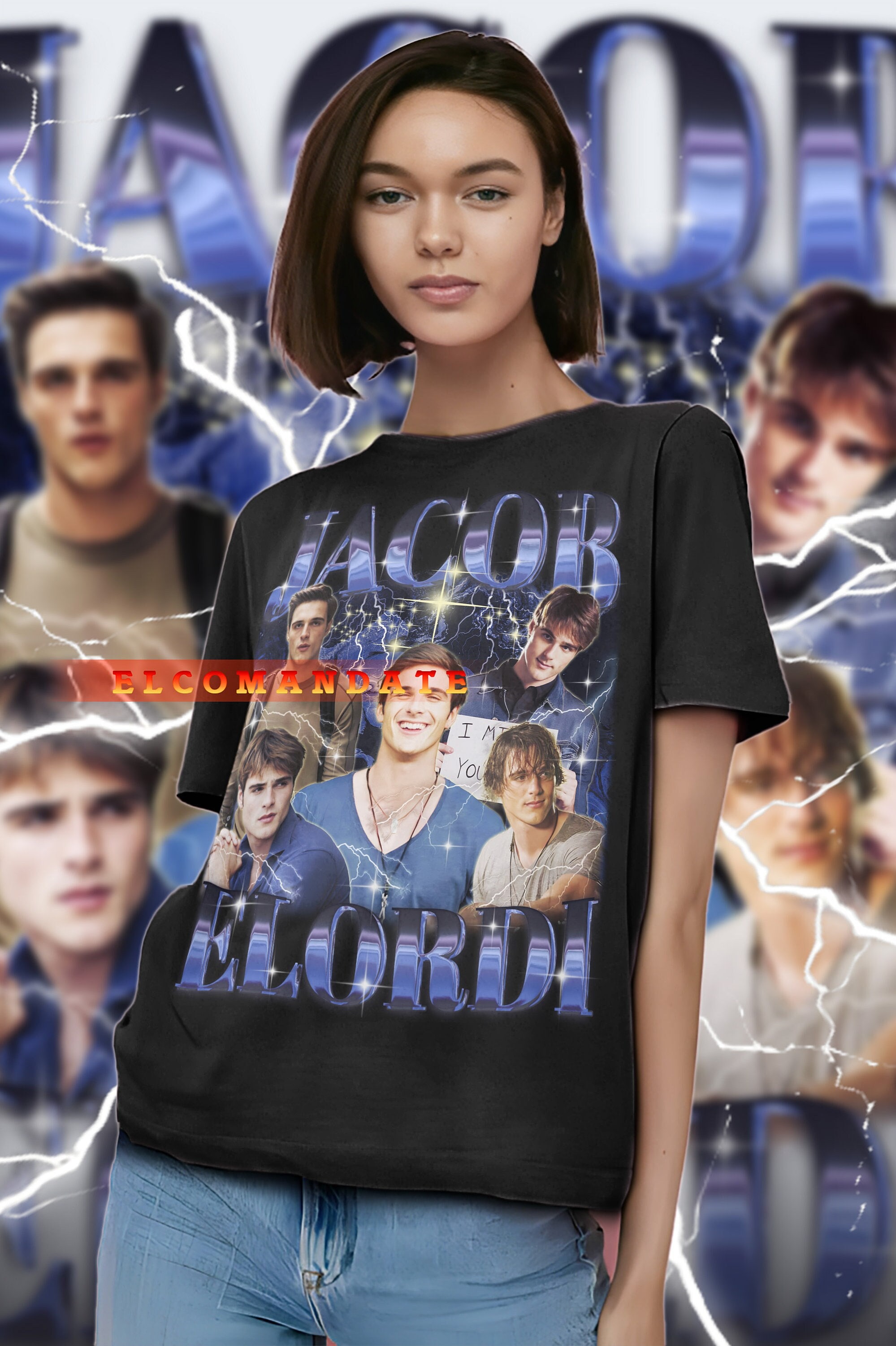 JACOB ELORDI Vintage Shirt Jacob Elordi Homage Tshirt Jacob - Etsy