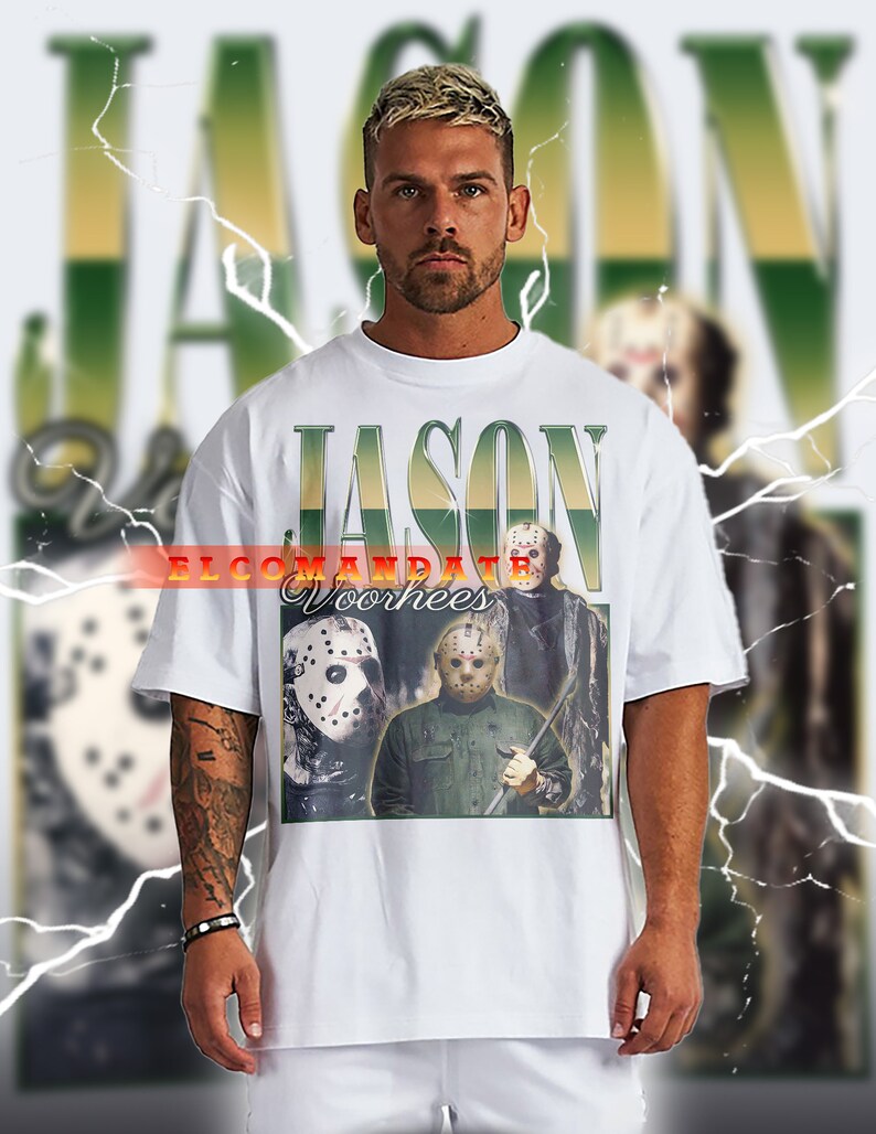JASON VOORHEES Vintage Shirt, Jason Voorhees Homage Tshirt, Jason ...