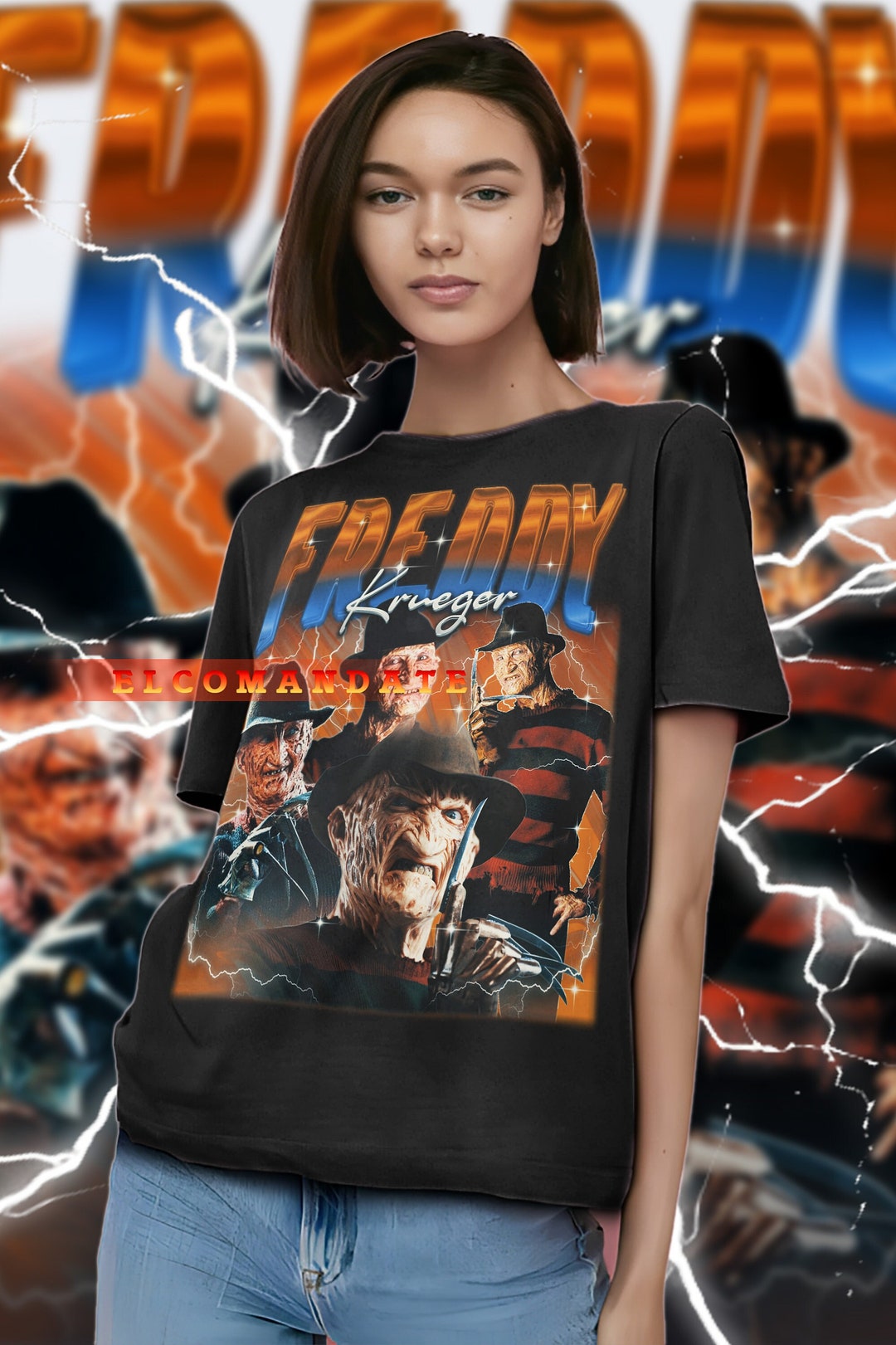 FREDDY KRUEGER Actor Shirt, Freddy Krueger Homage Tshirt, Freddy ...