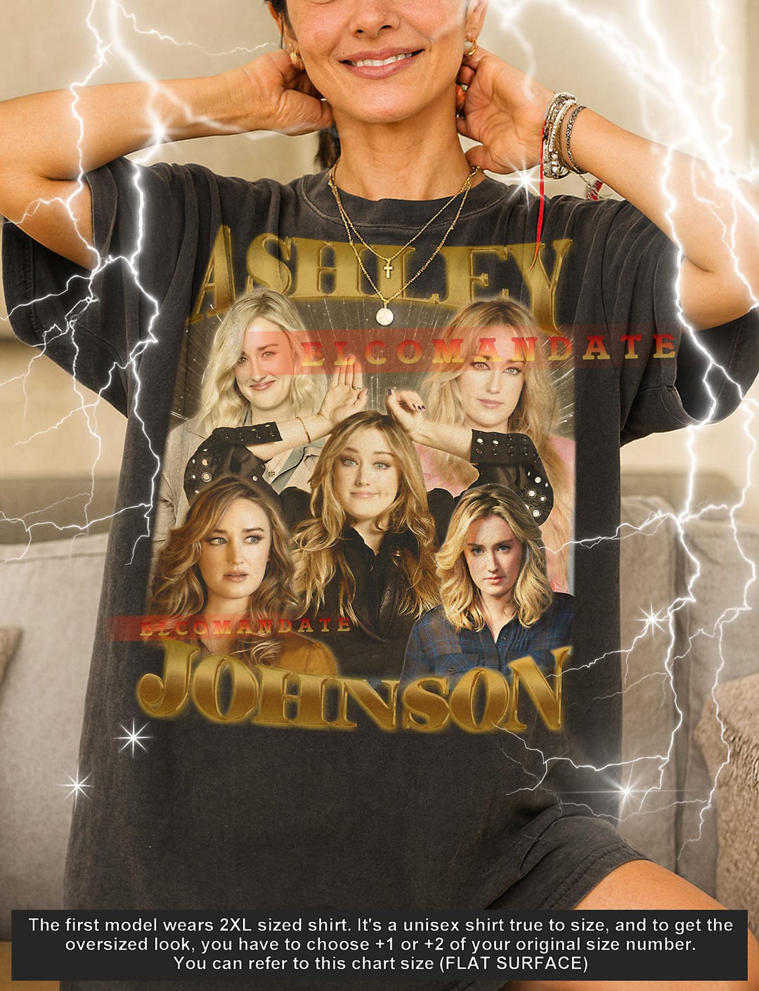ASHLEY JOHNSON Vintage Shirt, Ashley Johnson Homage Tshirt, Ashley ...