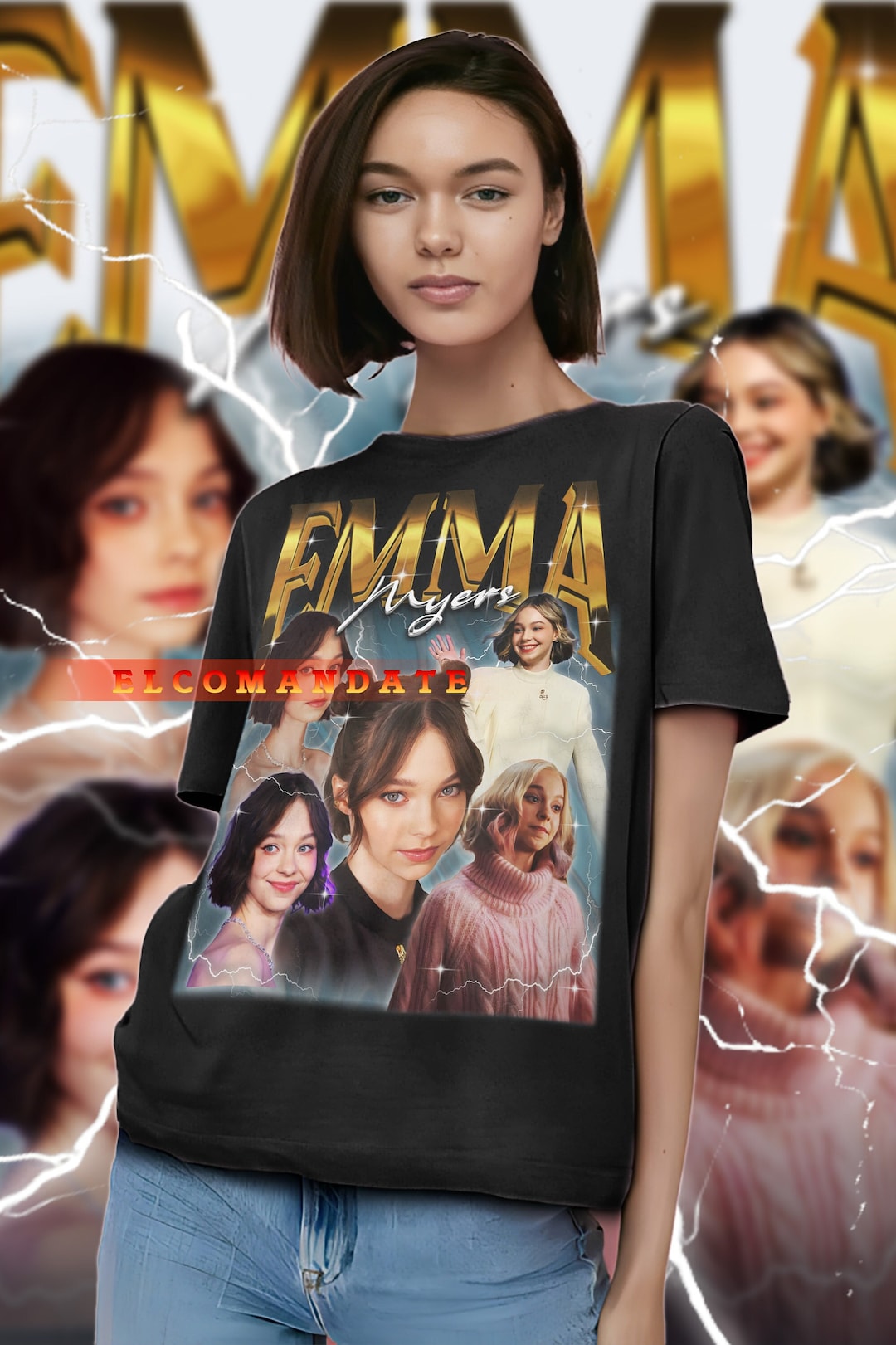EMMA MYERS Fan Tees, Emma Myers Retro 90s Sweater, Emma Myers Merch ...