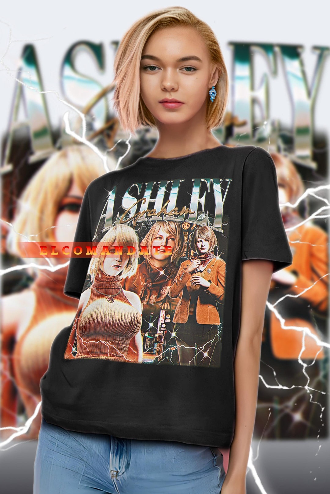 ASHLEY GRAHAM Vintage Shirt, Ashley Graham Homage Tshirt, Ashley Graham ...
