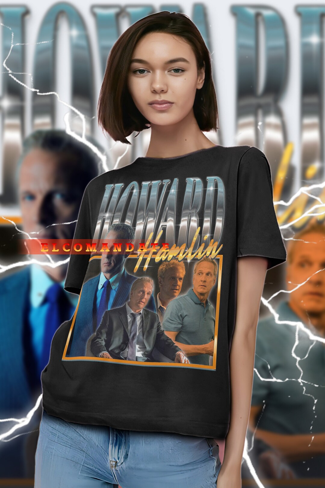HOWARD HAMLIN Vintage Shirt, Howard Hamlin Homage Tshirt, Howard Hamlin ...