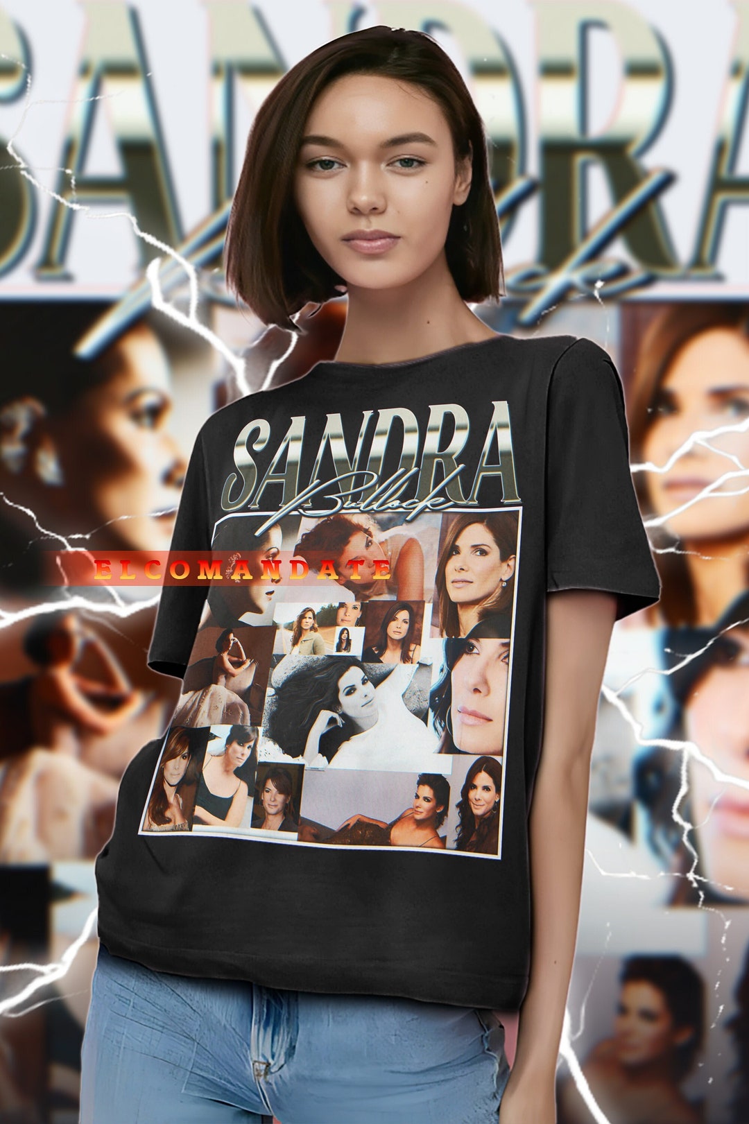 SANDRA BULLOCK Homage Shirt, Sandra Bullock Vintage Tshirt, Sandra ...