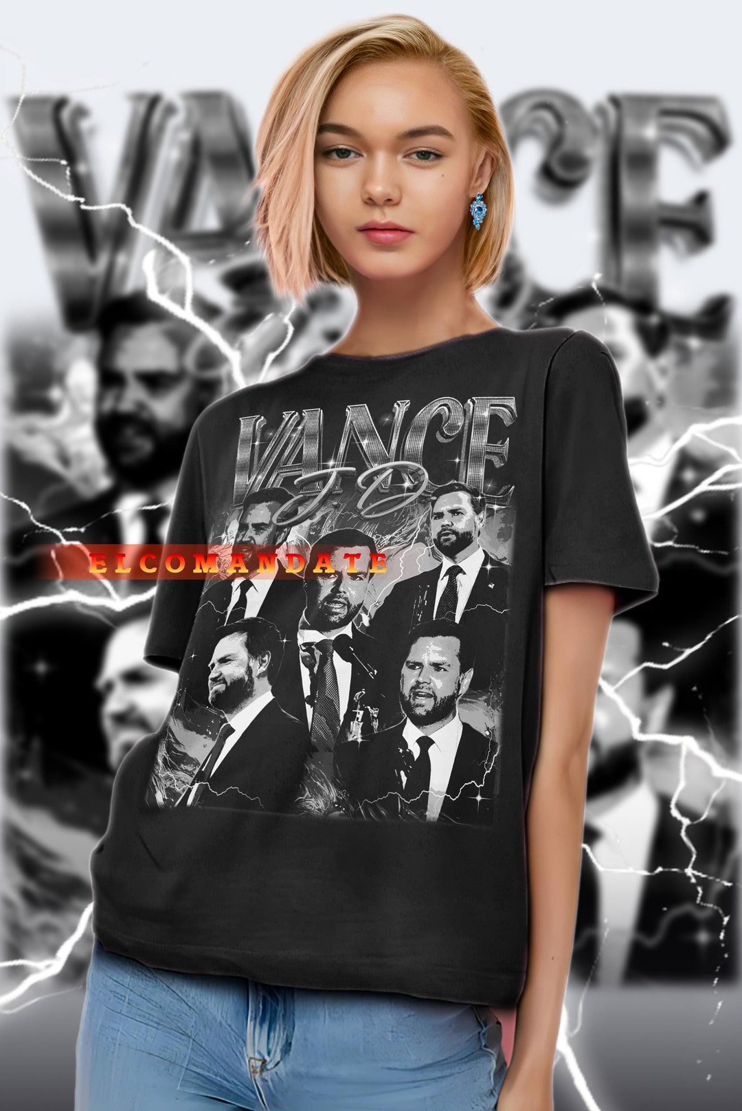 JD VANCE Shirt, JD Vance Vintage Shirt, Jd Vance Longsleeve, Hillbilly ...