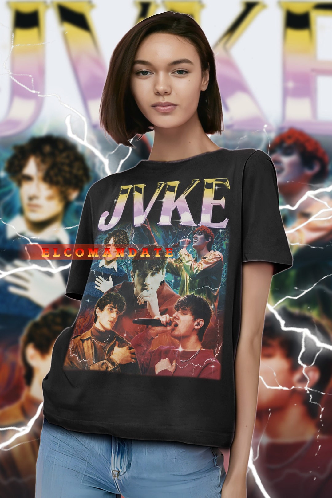 JVKE Jake Homage Tshirt, Jvke Jake Fan Tees, Jvke Jake Retro 90s ...