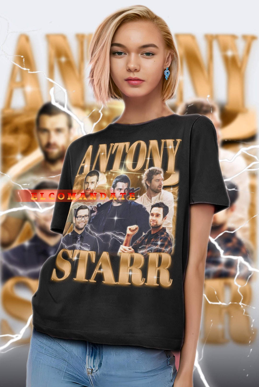 ANTONY STARR Shirt, Antony Starr Vintage Shirt, Antony Starr Retro 90s ...