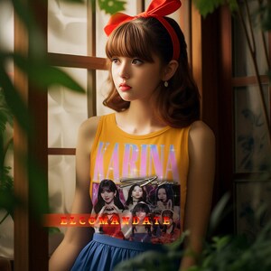 KARINA (aespa) Shirt, Aespa Merch, K-pop Idol, Karina Fan Art, Aespa ...