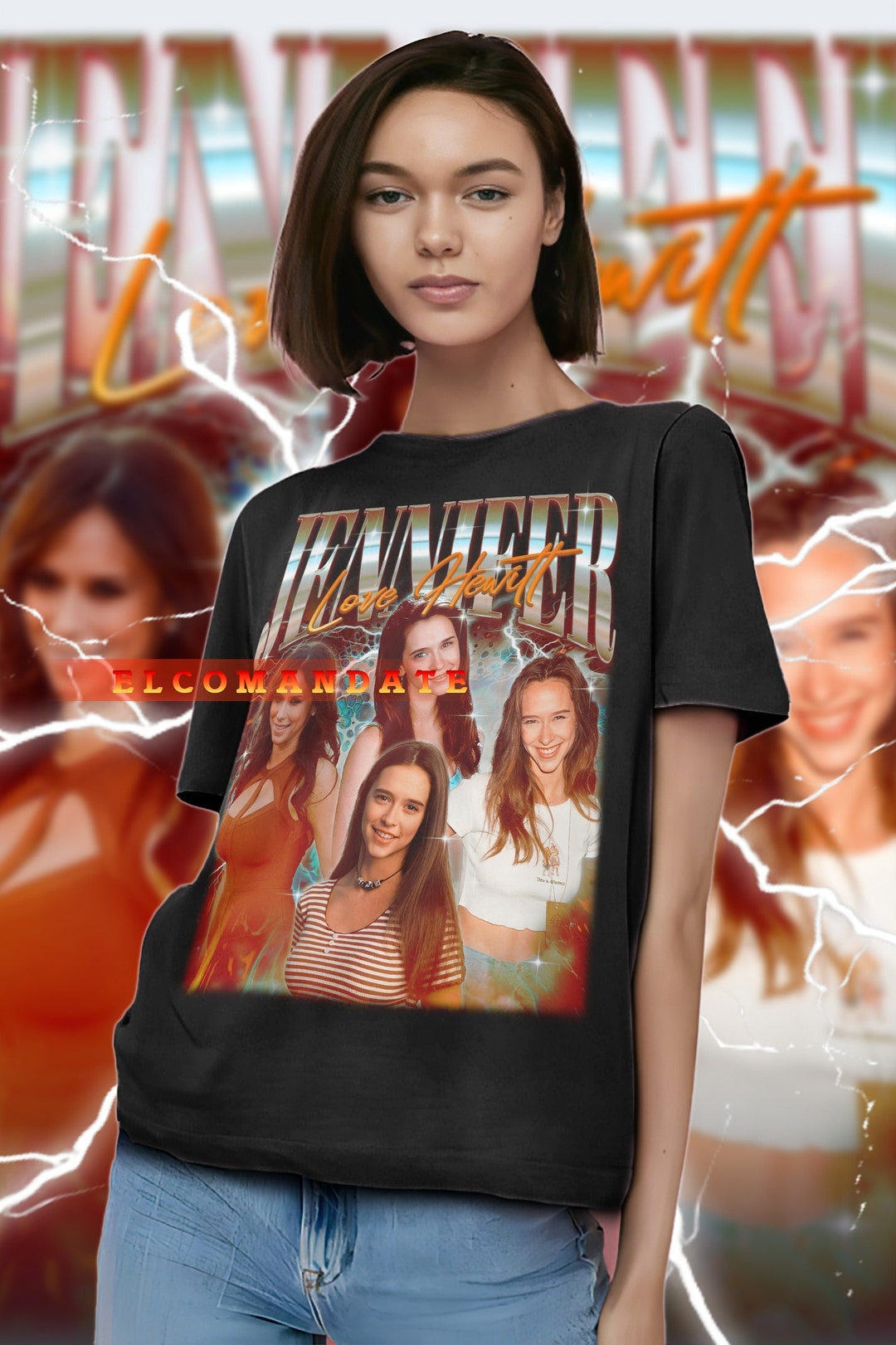 JENNIFER LOVE HEWITT Vintage Shirt, Jennifer Love Hewitt Homage Tshirt ...