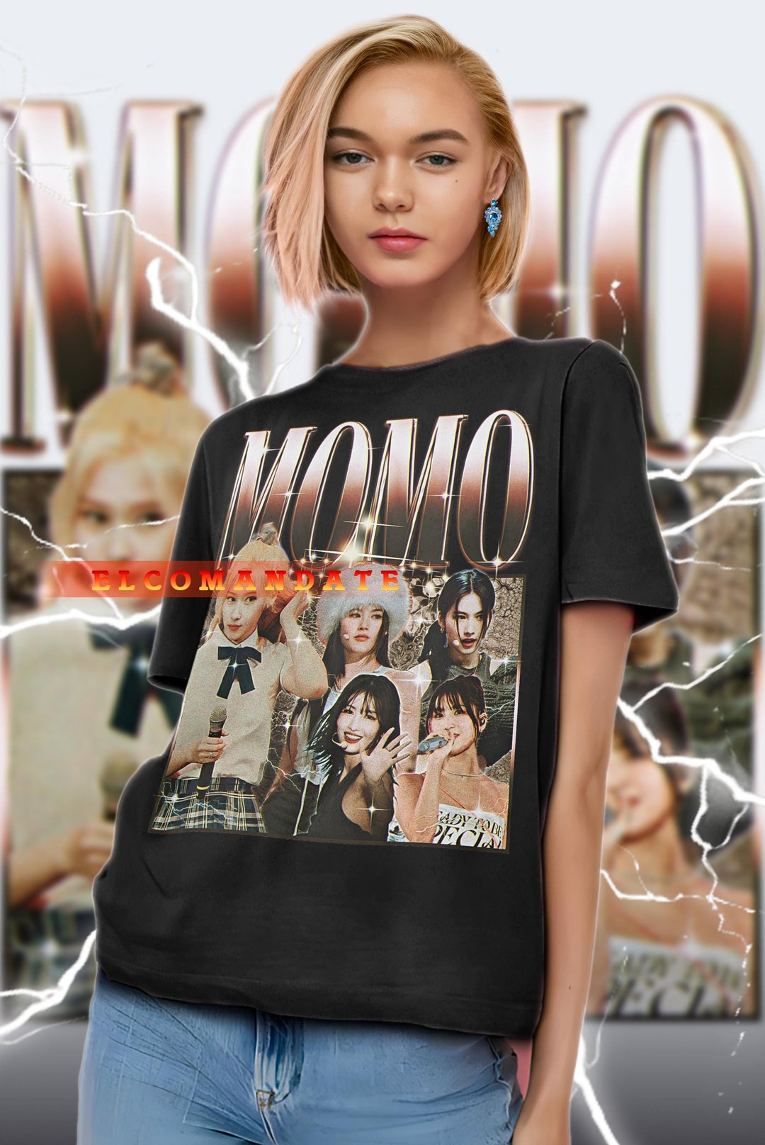 MOMO Twice Shirt, Momo Vintage Shirt, Momo Retro 90s Tshirt, Momo ...