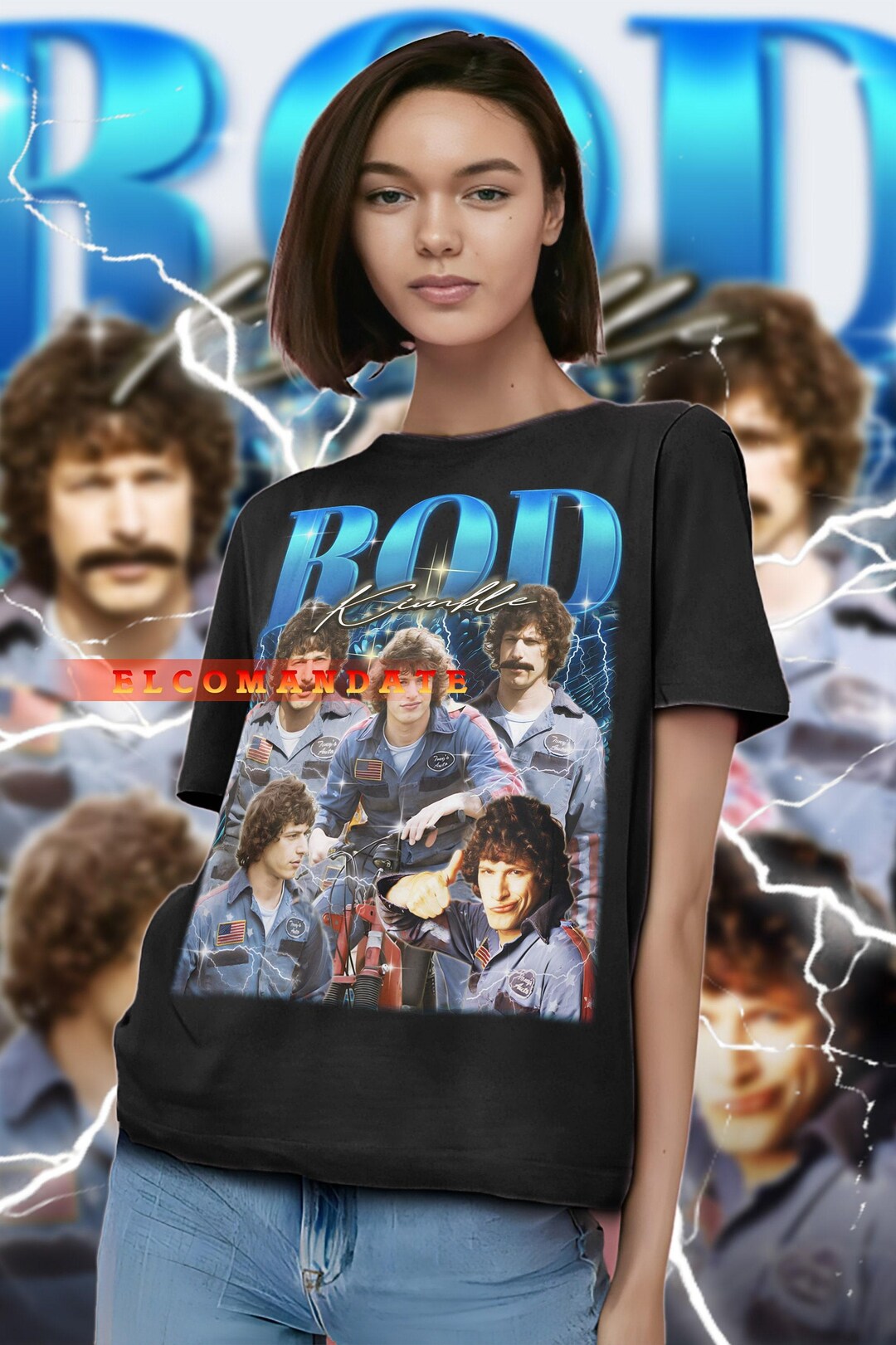 Actor ROD KIMBLE Vintage Shirt, Actor Rod Kimble Homage Tshirt, Rod ...