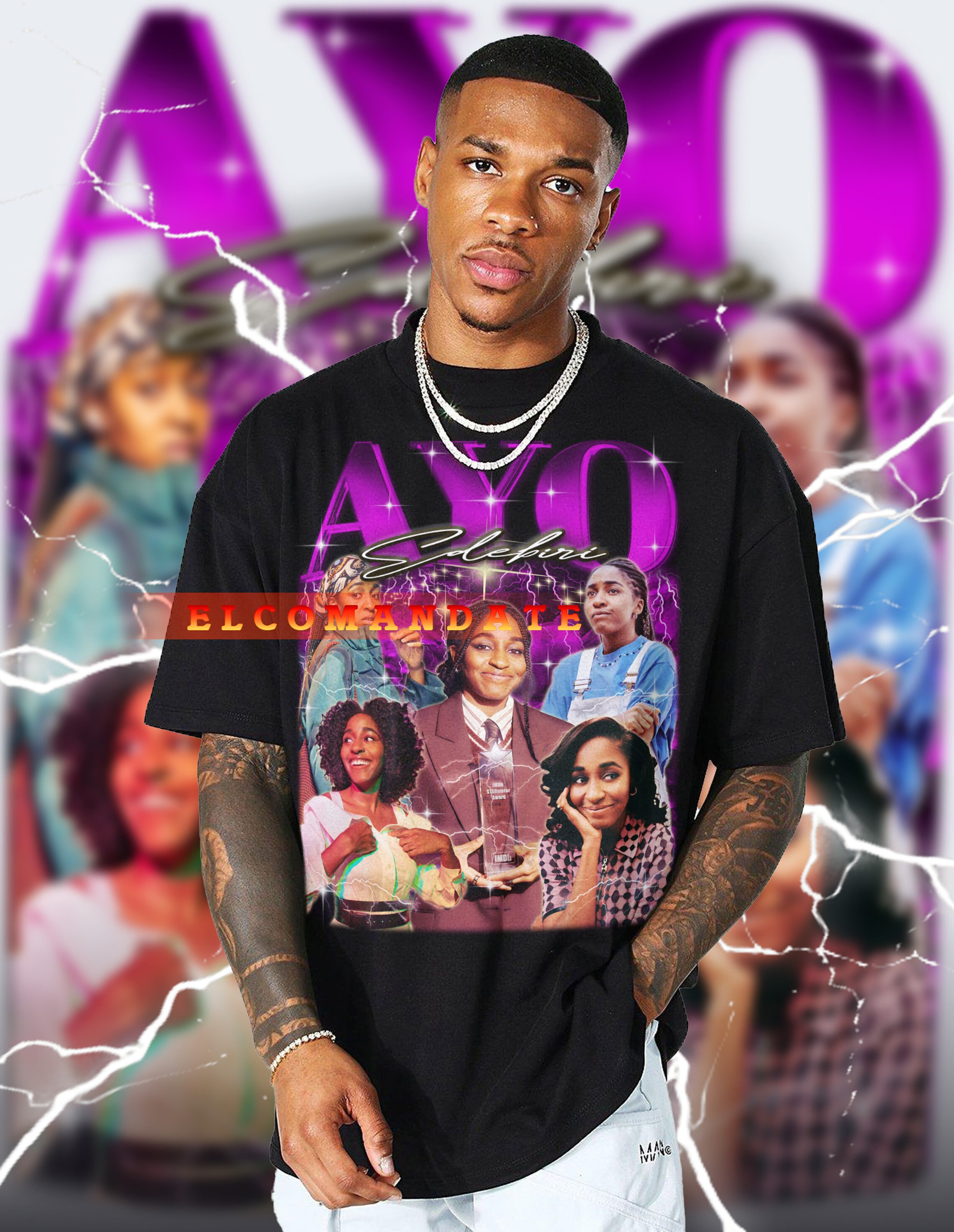 AYO EDEBIRI Vintage Shirt Ayo Edebiri Homage Tshirt Ayo - Etsy