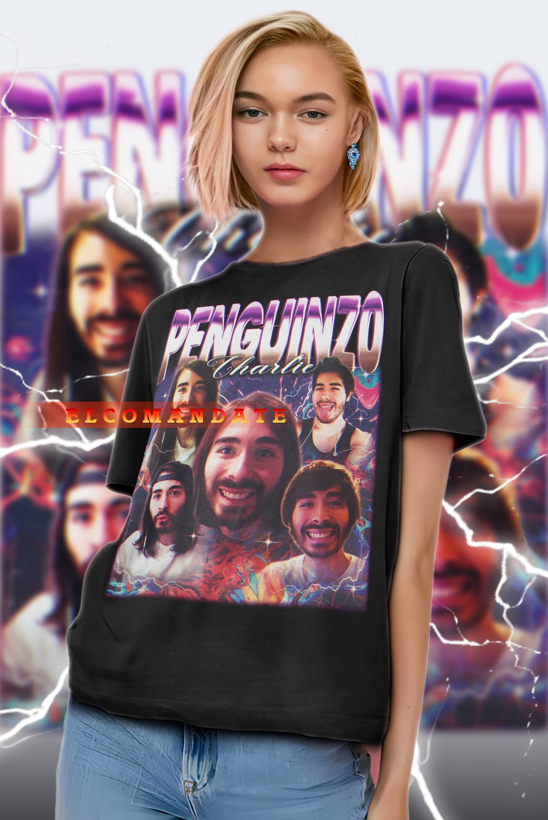 CHARLIE PENGUINZ0 Shirt, Charlie Penguinz0 Shirt, Charlie Retro 90s ...