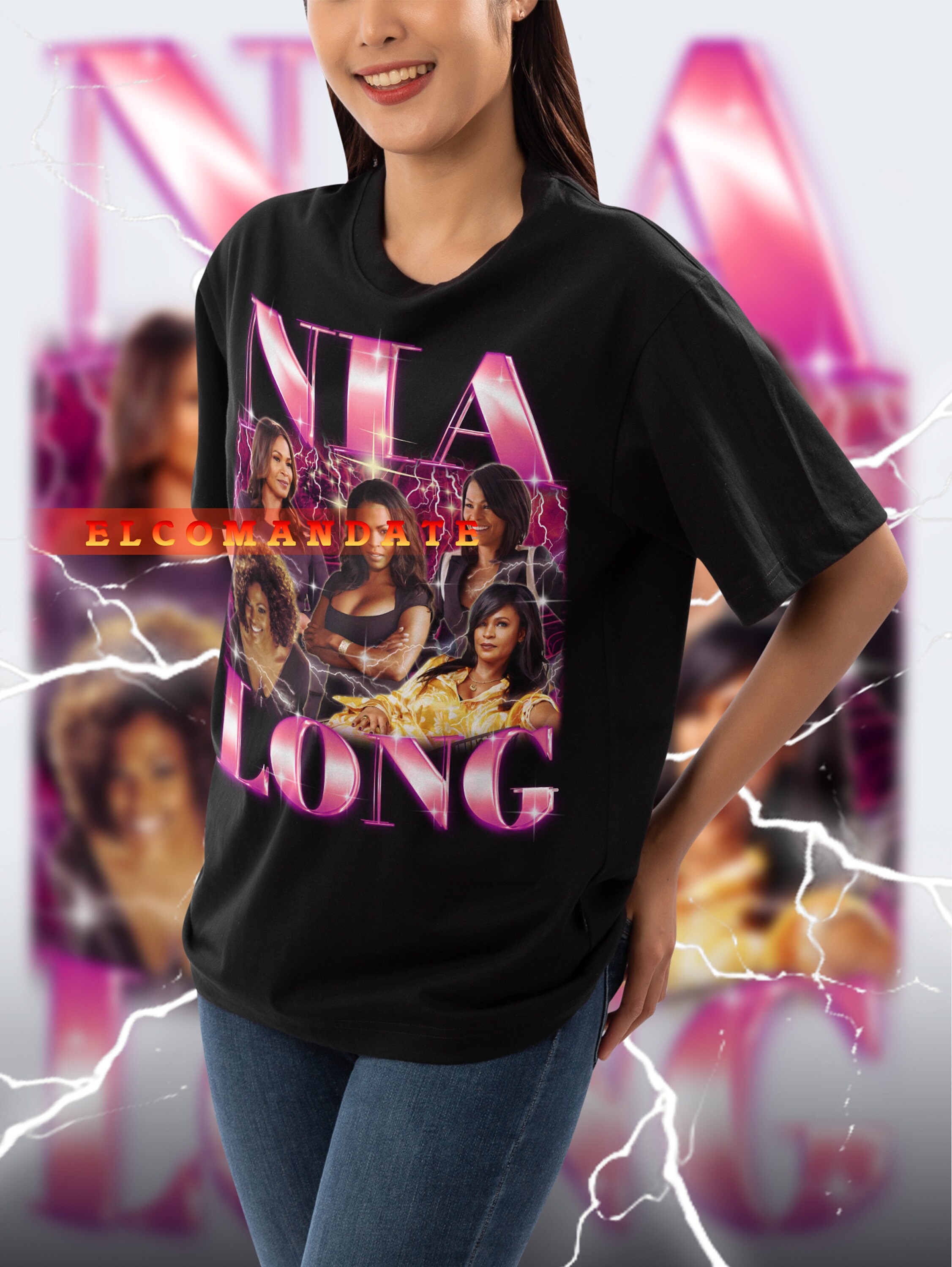 NIA LONG Vintage Shirt Nia Long Homage Tshirt Nia Long Fan - Etsy