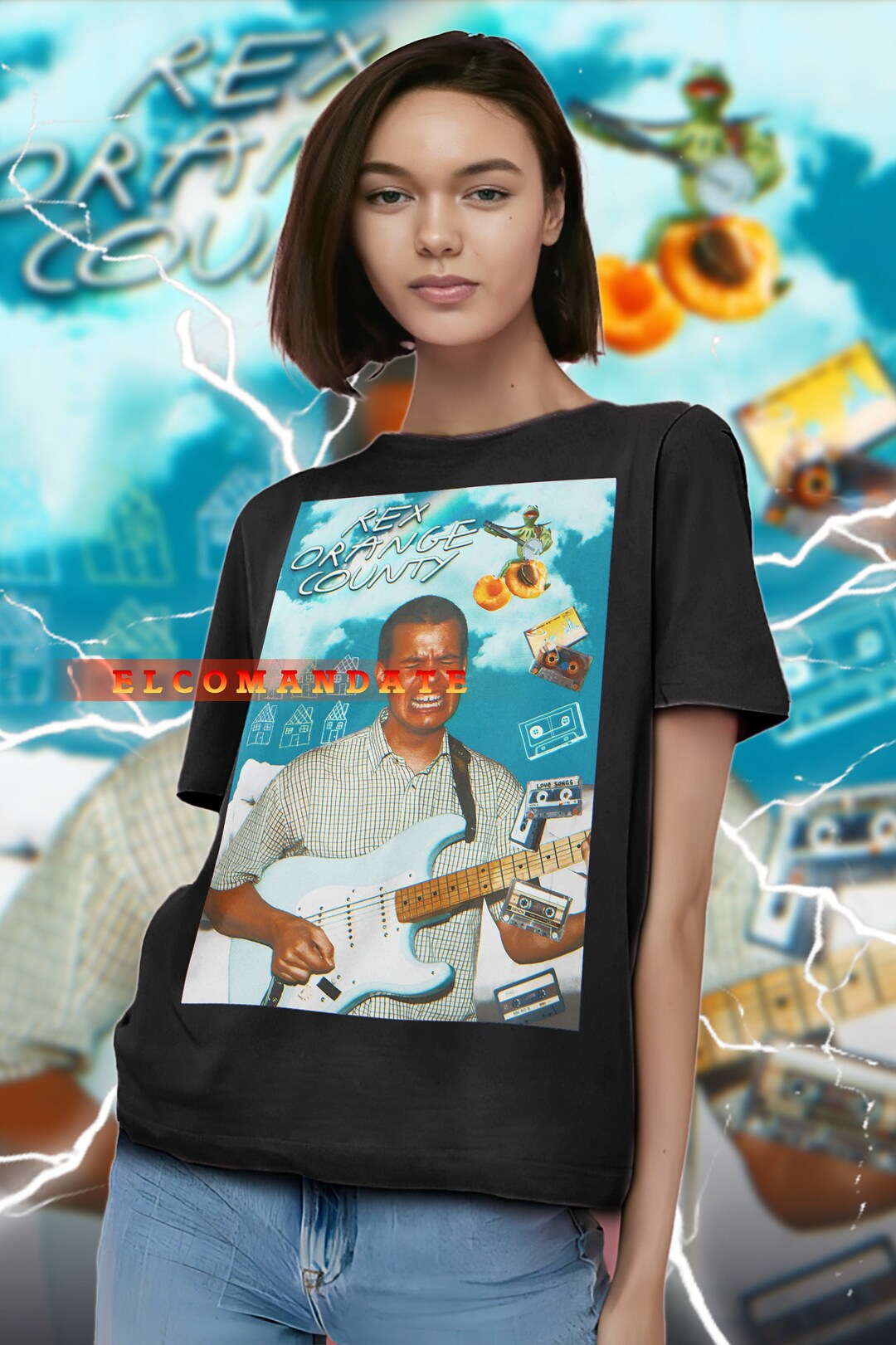 REX ORANGE COUNTY Homage Shirt, Rex Orange County Vintage Tshirt, Rex ...