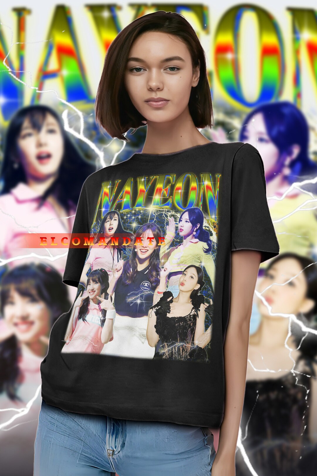 NAYEON TWICE Vintage Shirt, Nayeon Twice Homage Tshirt, Nayeon Twice ...