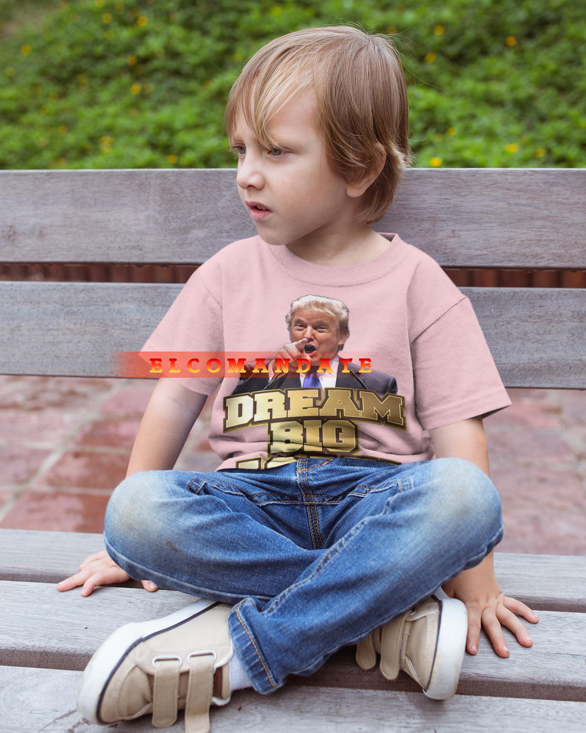 DONALD TRUMP Dream Big Again Quote Shirt, Trump Shirt, Donald Trump ...