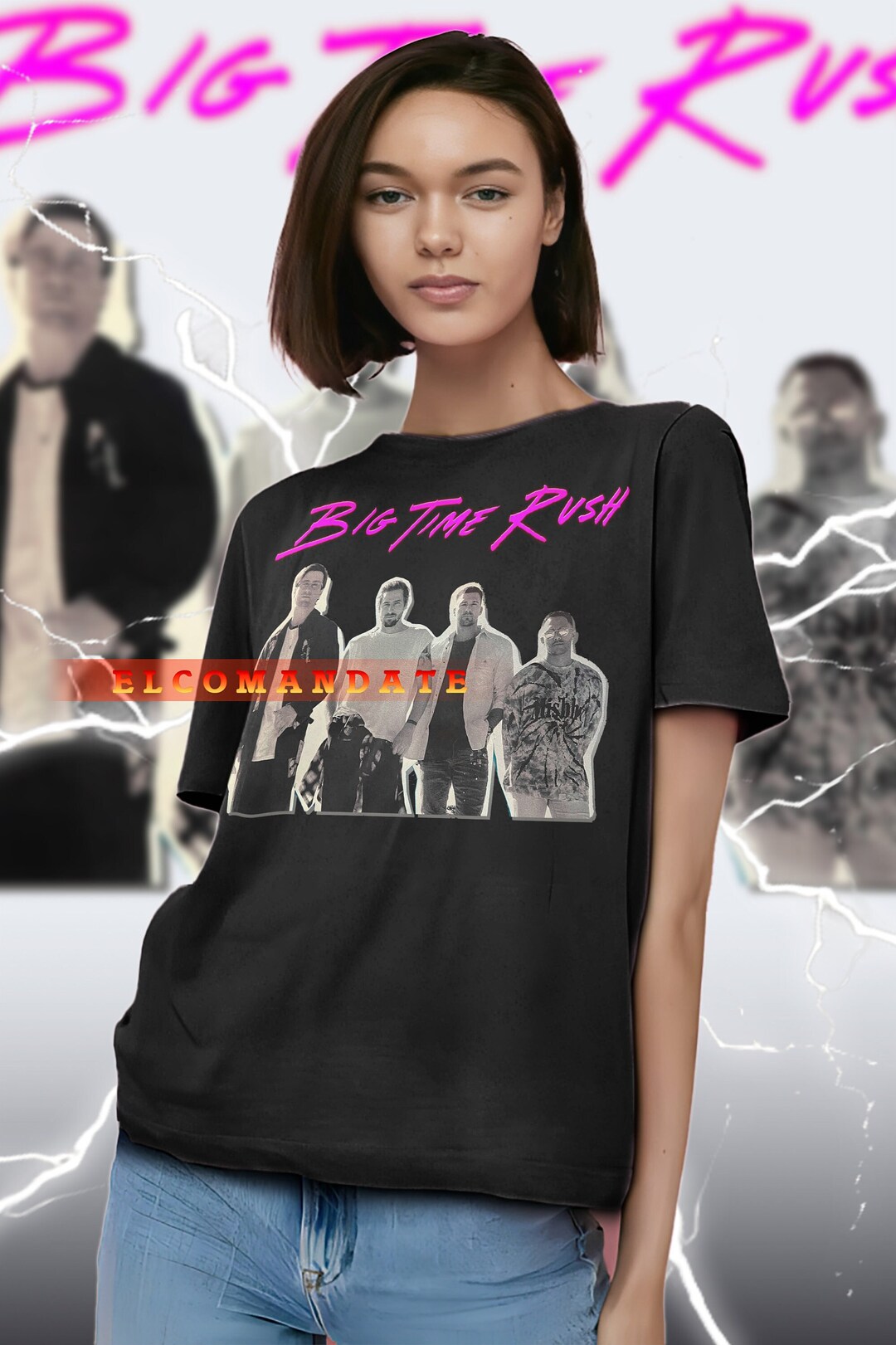 BIG TIME RUSH Vintage Shirt, Big Time Rush Homage Tshirt, Big Time Rush ...
