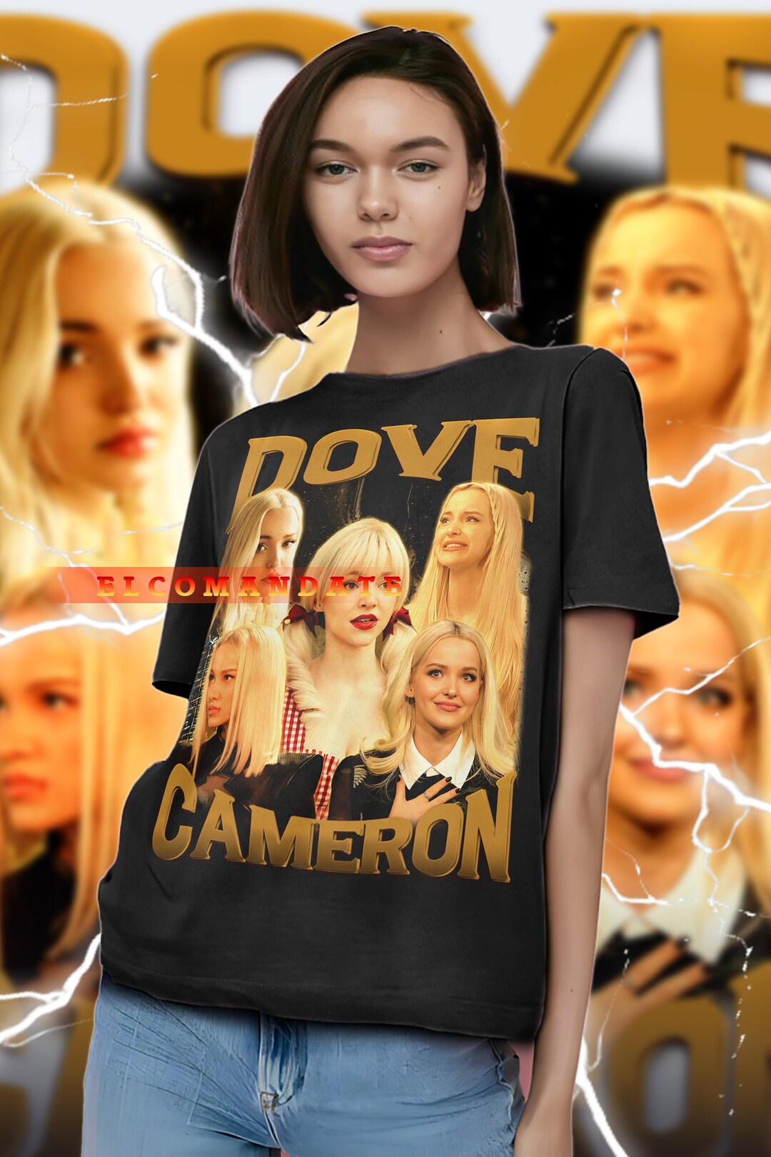 DOVE CAMERON Vintage Shirt, Dove Cameron Homage Tshirt, Dove Cameron ...