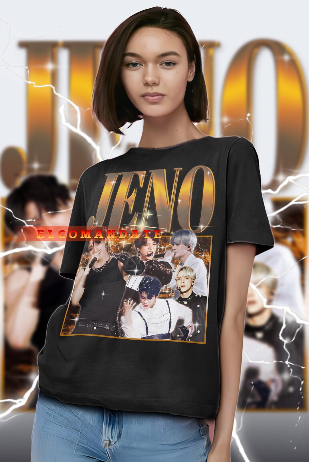 JENO RAPPER and Singer Vintage Shirt, Jeno Rapper Homage Tshirt, Jeno ...