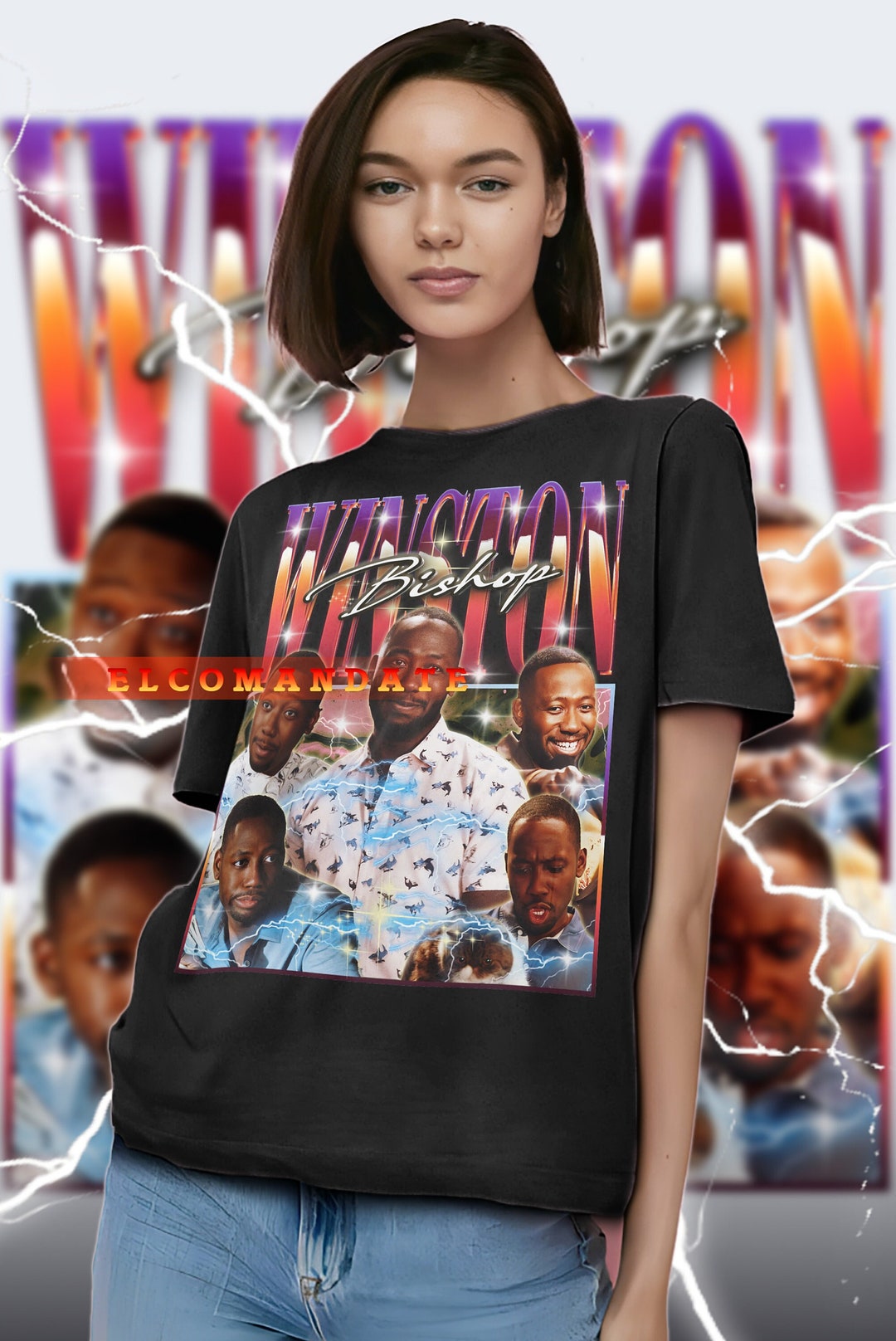 WINSTON BISHOP Shirt, Winston Bishop 90s, Winston Bishop Retro, New ...