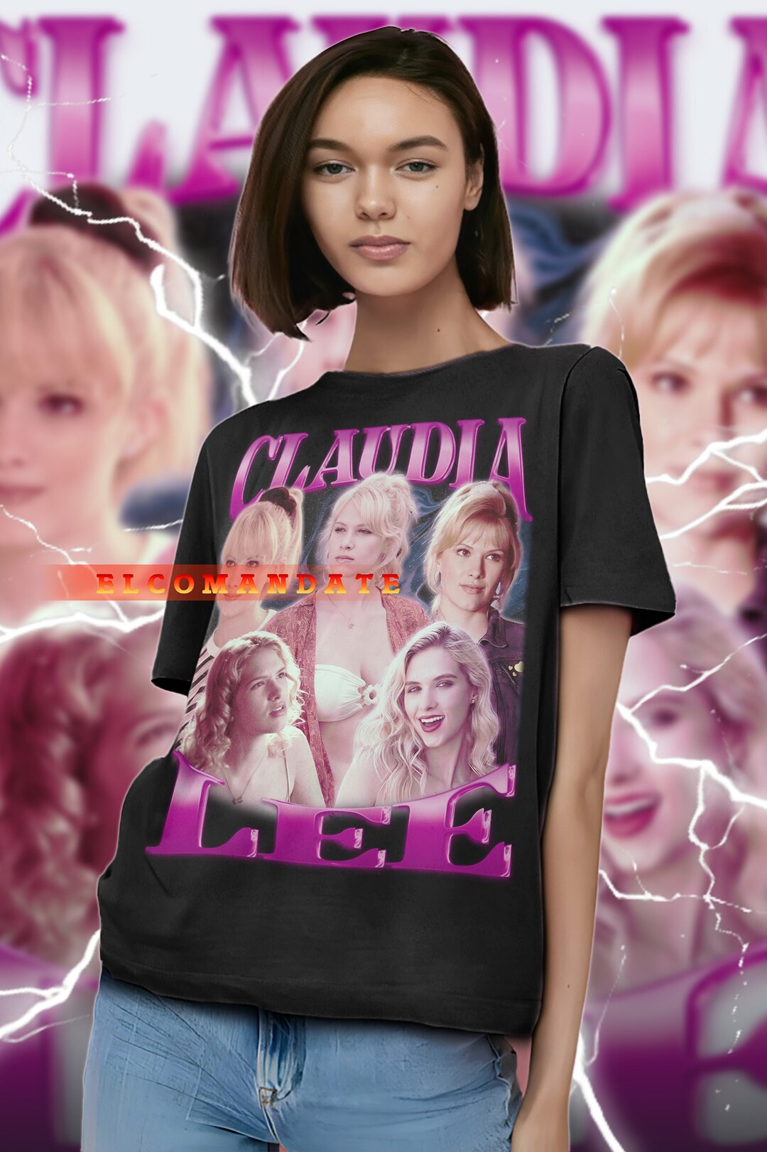 CLAUDIA LEE Vintage Shirt, Claudia Lee Homage Tshirt, Claudia Lee Fan ...