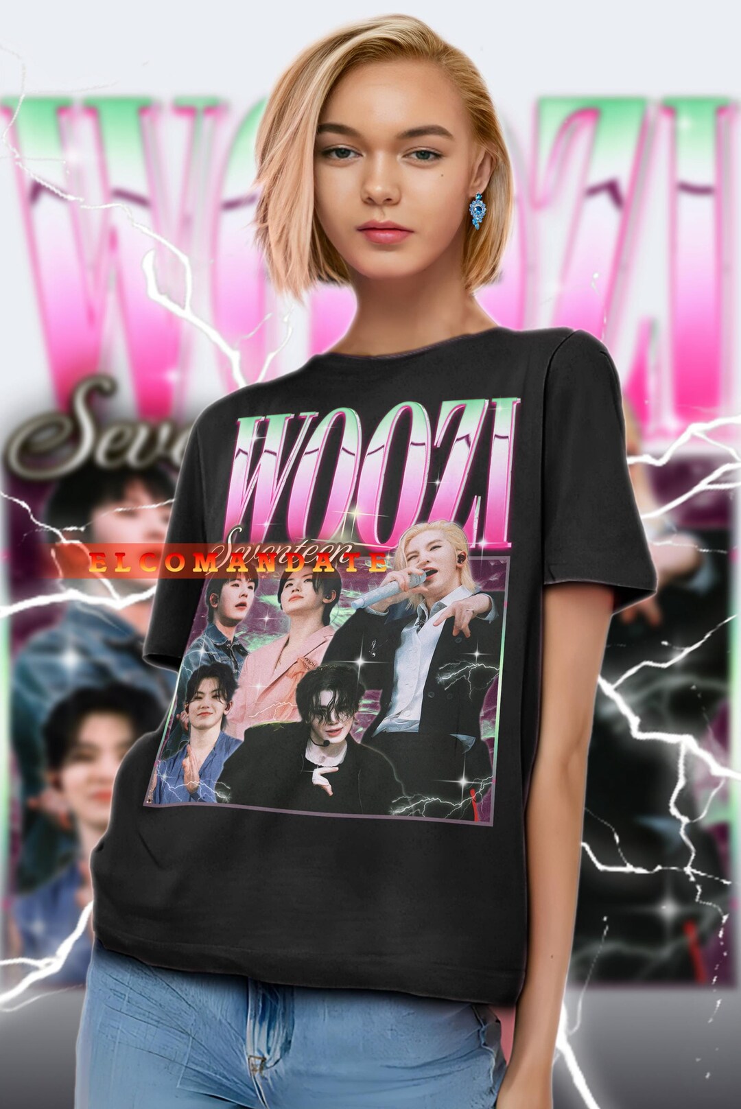 WOOZI Shirt, Woozi Vintage Shirt, Woozi Retro 90s Tshirt, Woozi ...