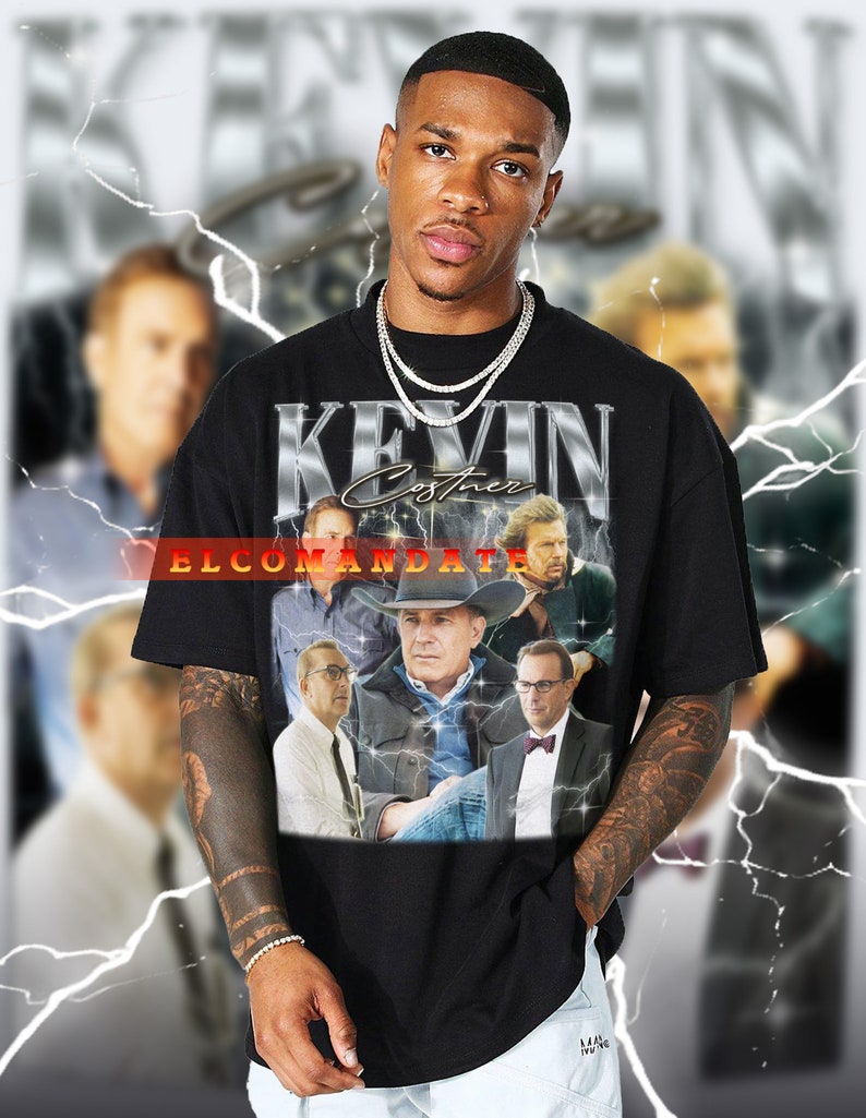 KEVIN COSTNER Vintage Shirt, Kevin Costner Homage Tshirt, Kevin Costner ...