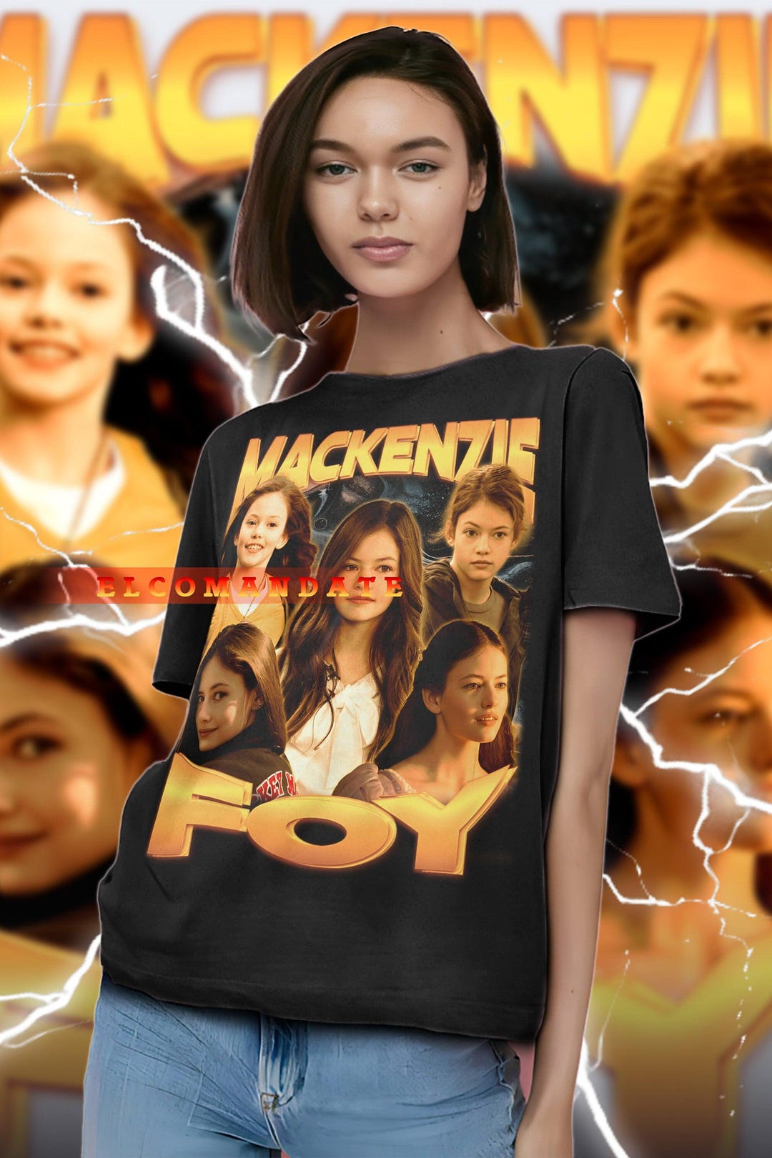 MACKENZIE FOY Homage Shirt, Mackenzie Foy Vintage Tshirt, Mackenzie Foy ...